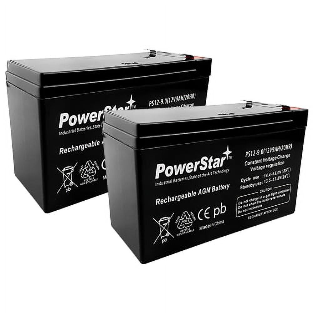 Peg Perego Battery Replacement 12v 9ah by PowerStar-2Pack - Walmart.com