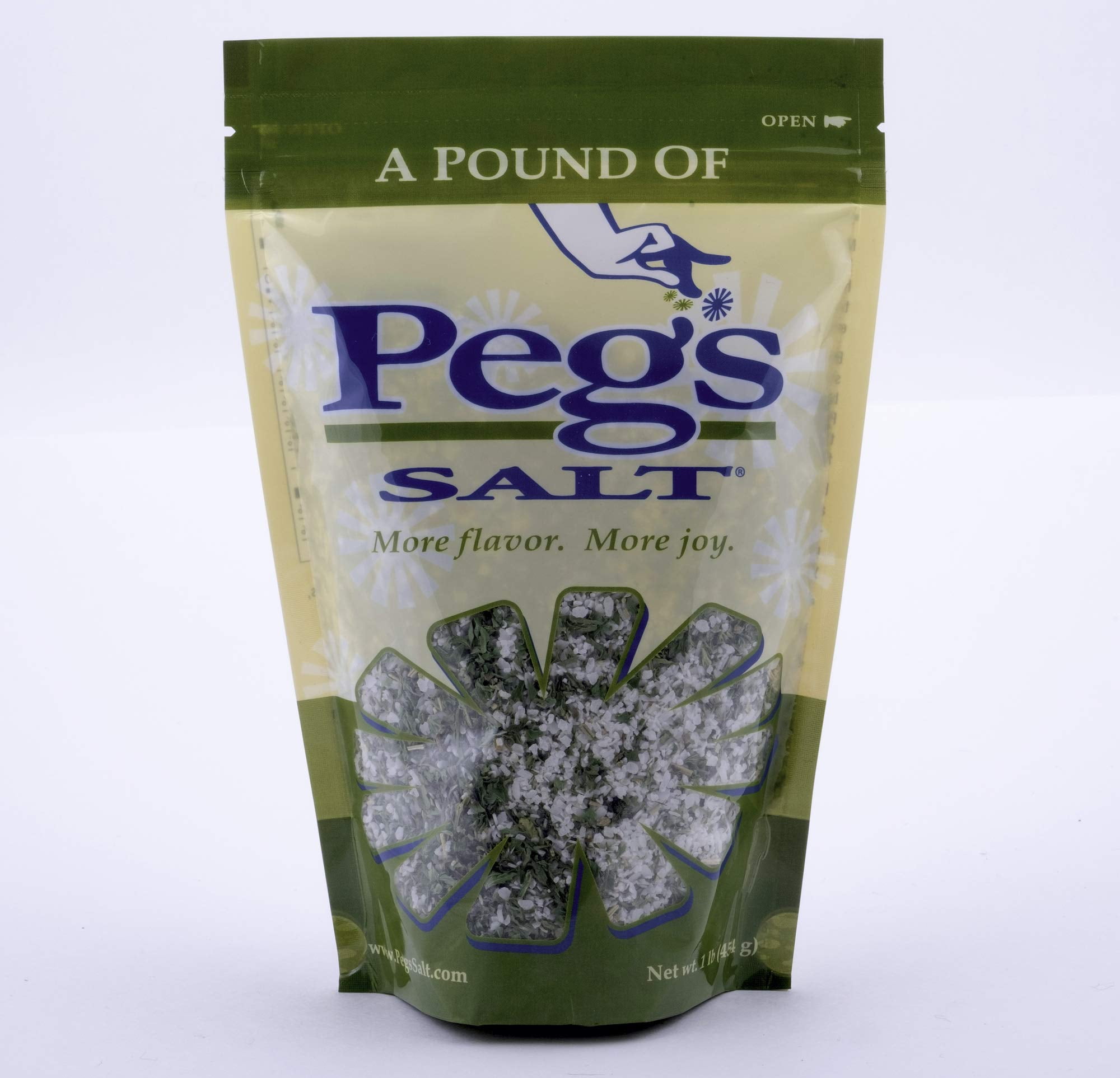 Peg’s Salt (Original) Seasoned STF9 Salt - Gourmet Seasoning - All ...
