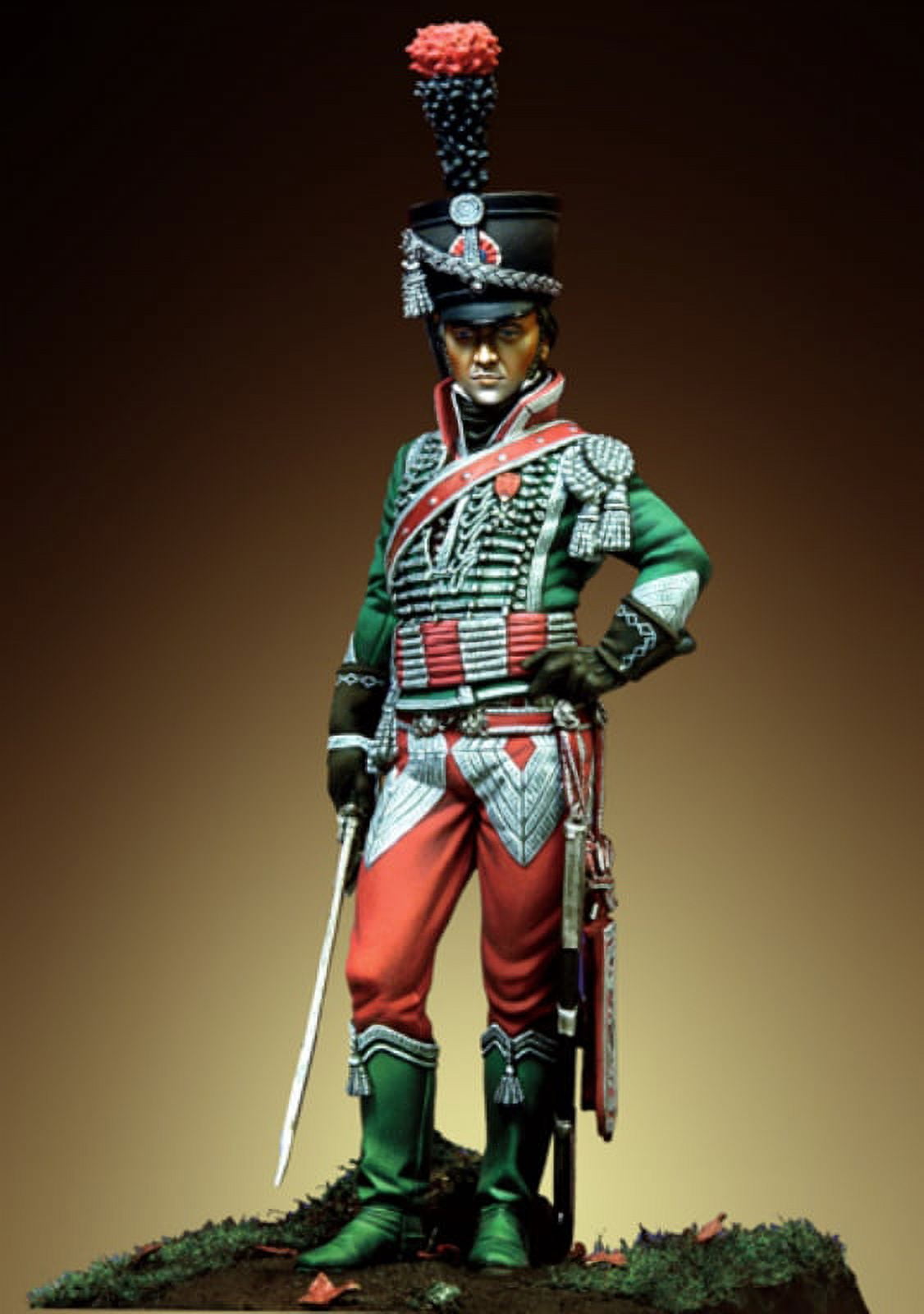 Pegaso Models 75mm Light Cavalryman 12 Rgt France 1806 Metal Figure Kit ...