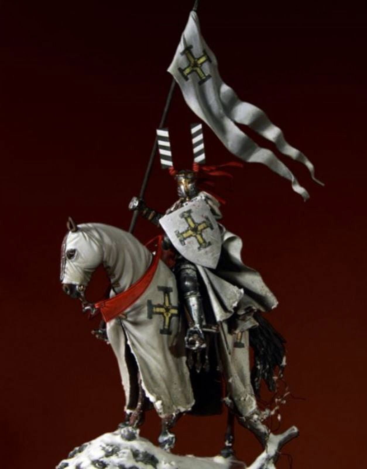 Pegaso Models 75mm Teutonic Knight White Metal Figure Kit #75-912 ...