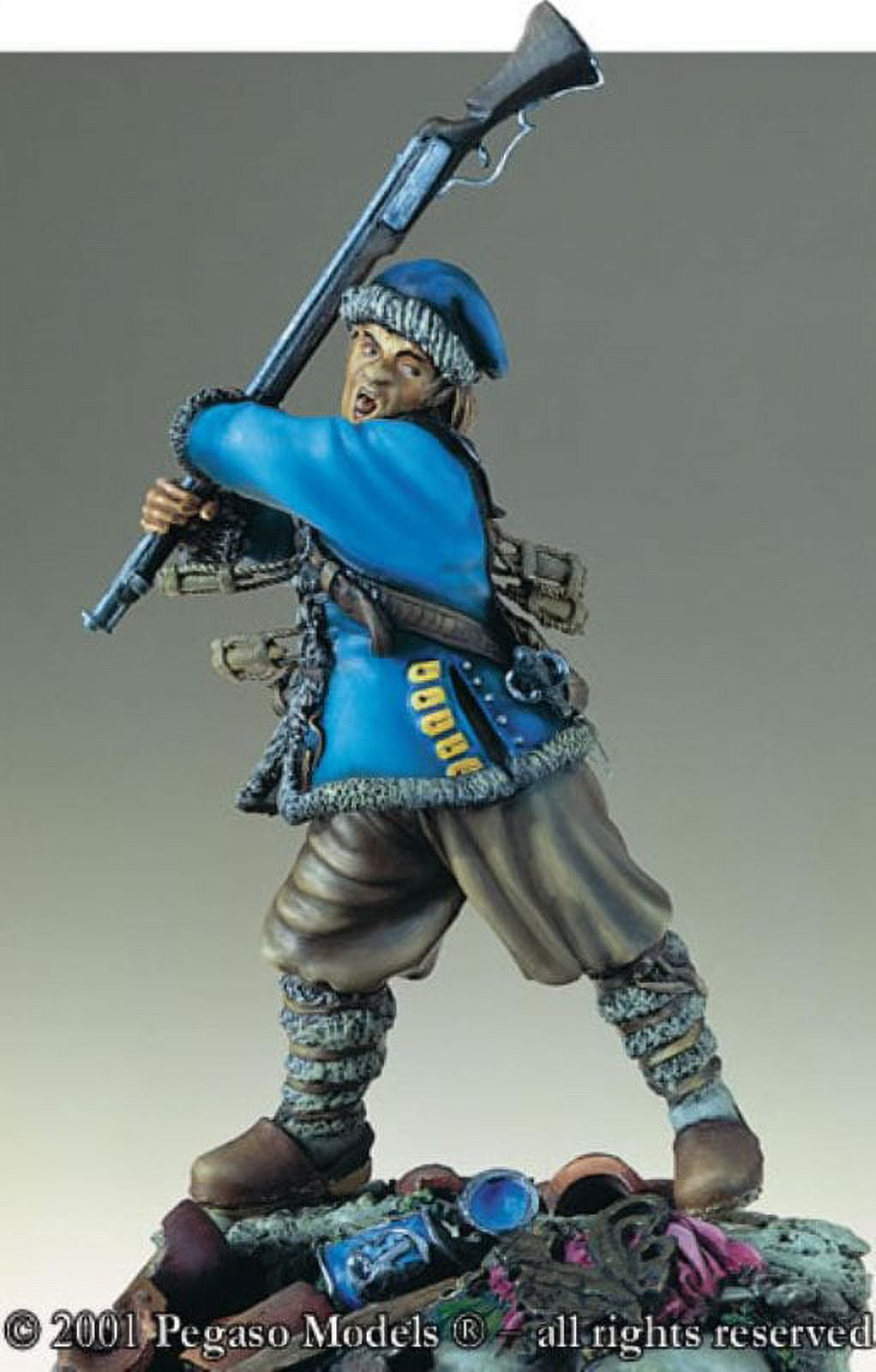 Pegaso Models 90mm Swedish Musketeer XVII c. White Metal Figure Kit #90 ...