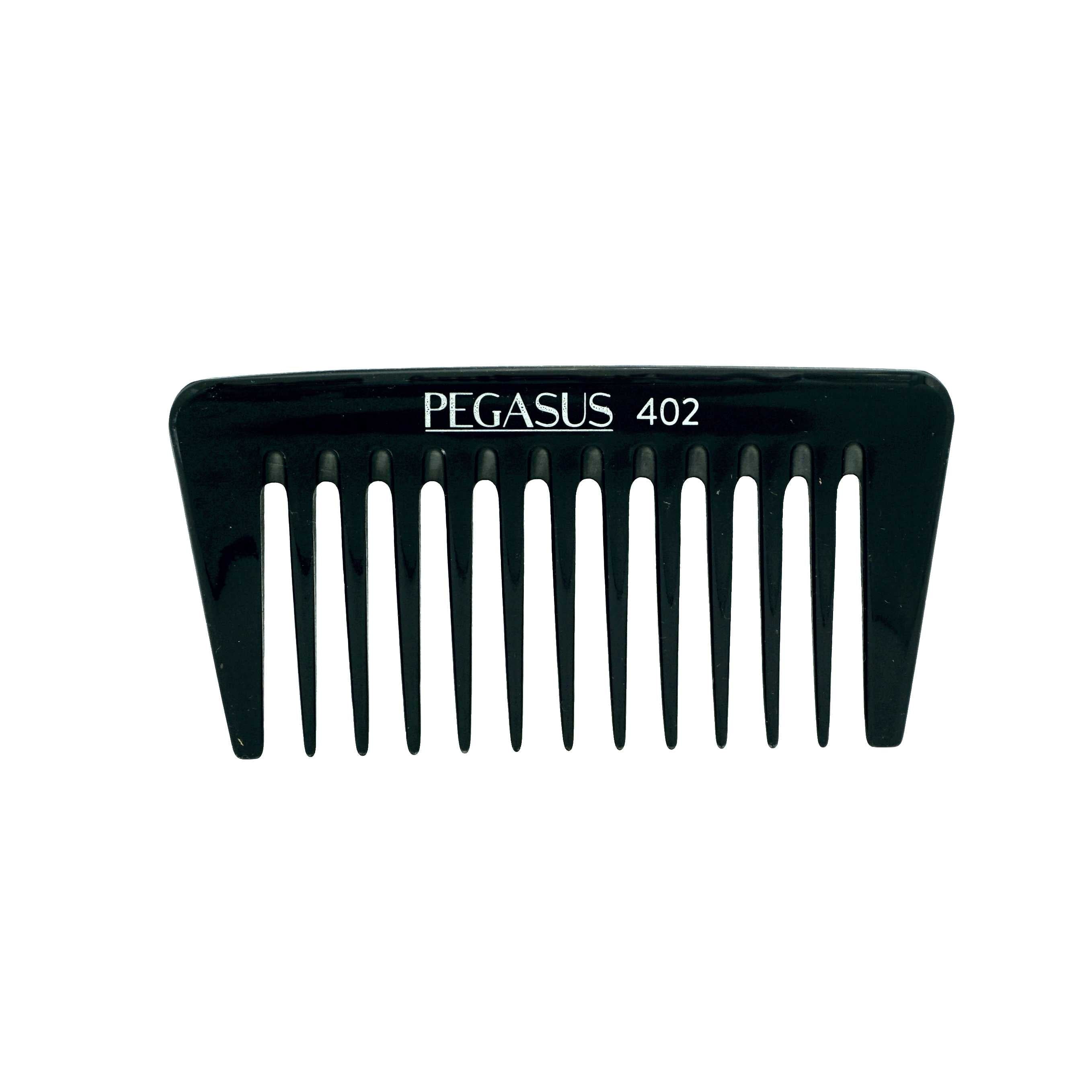 Pegasus 402, 5in Hard Rubber Wide Tooth Tall Styling Comb, Handmade ...