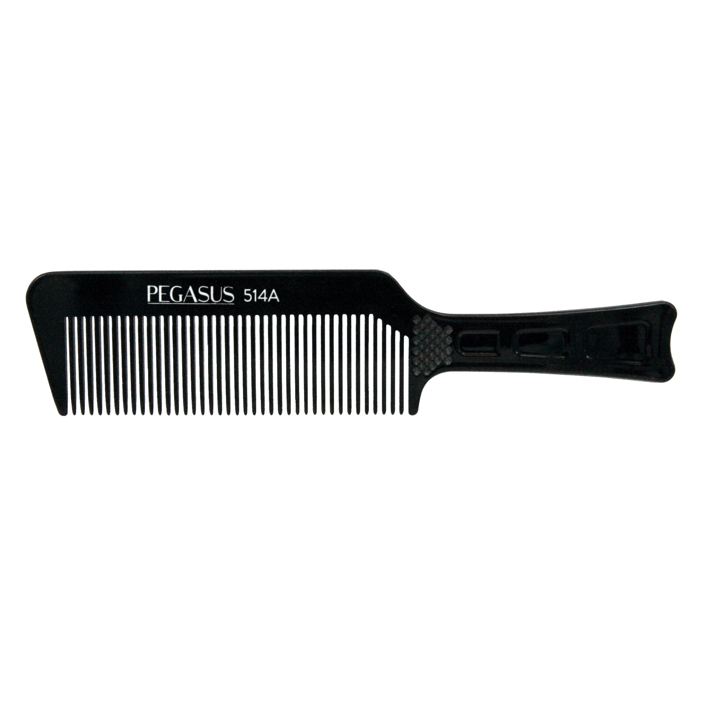 Pegasus 514A, 8.75in Hard Rubber Fine Tooth Flattop Butch Comb ...