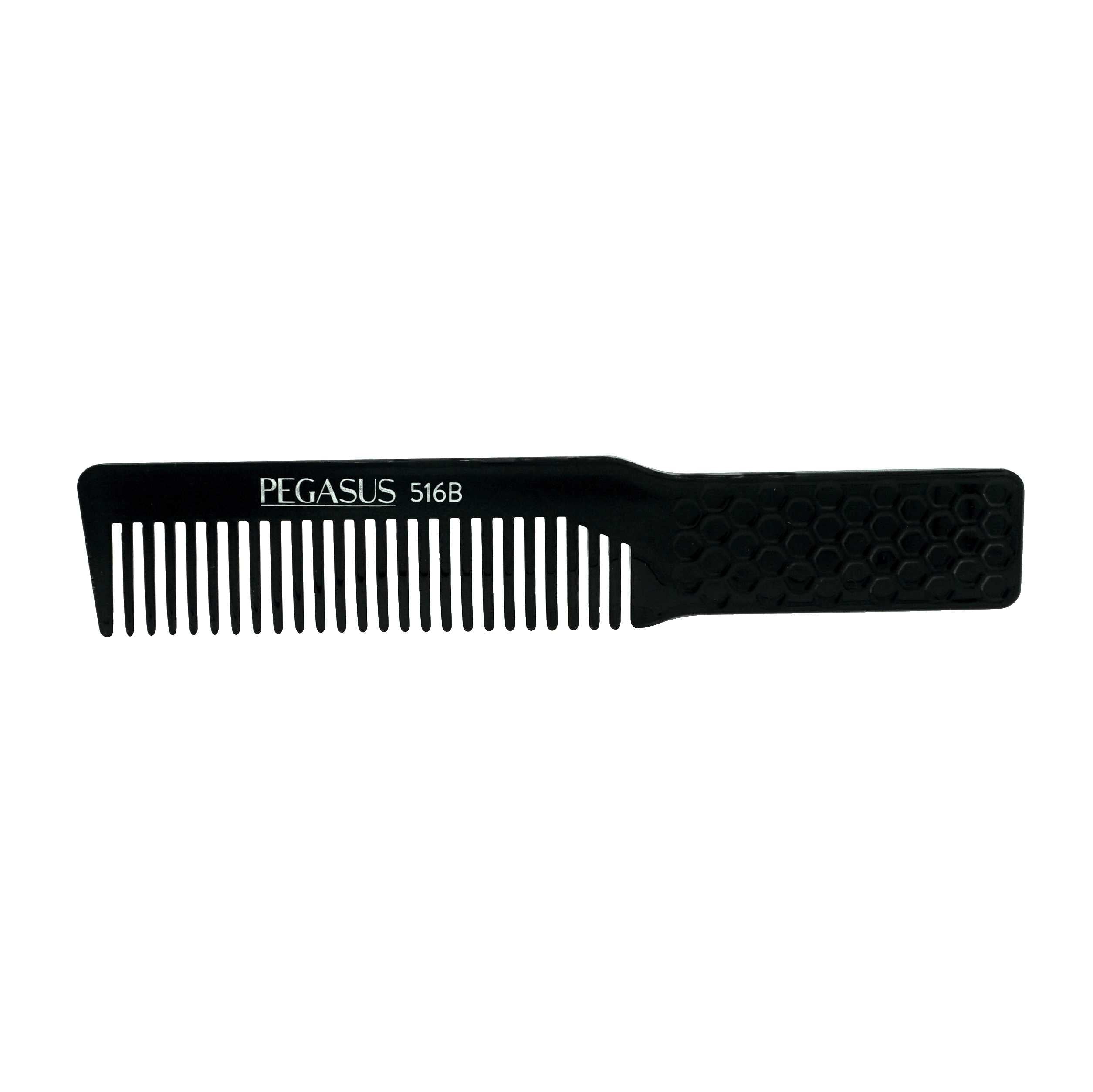 Pegasus 516B, 8in Hard Rubber Course Tooth Klipper Comb, Handmade ...