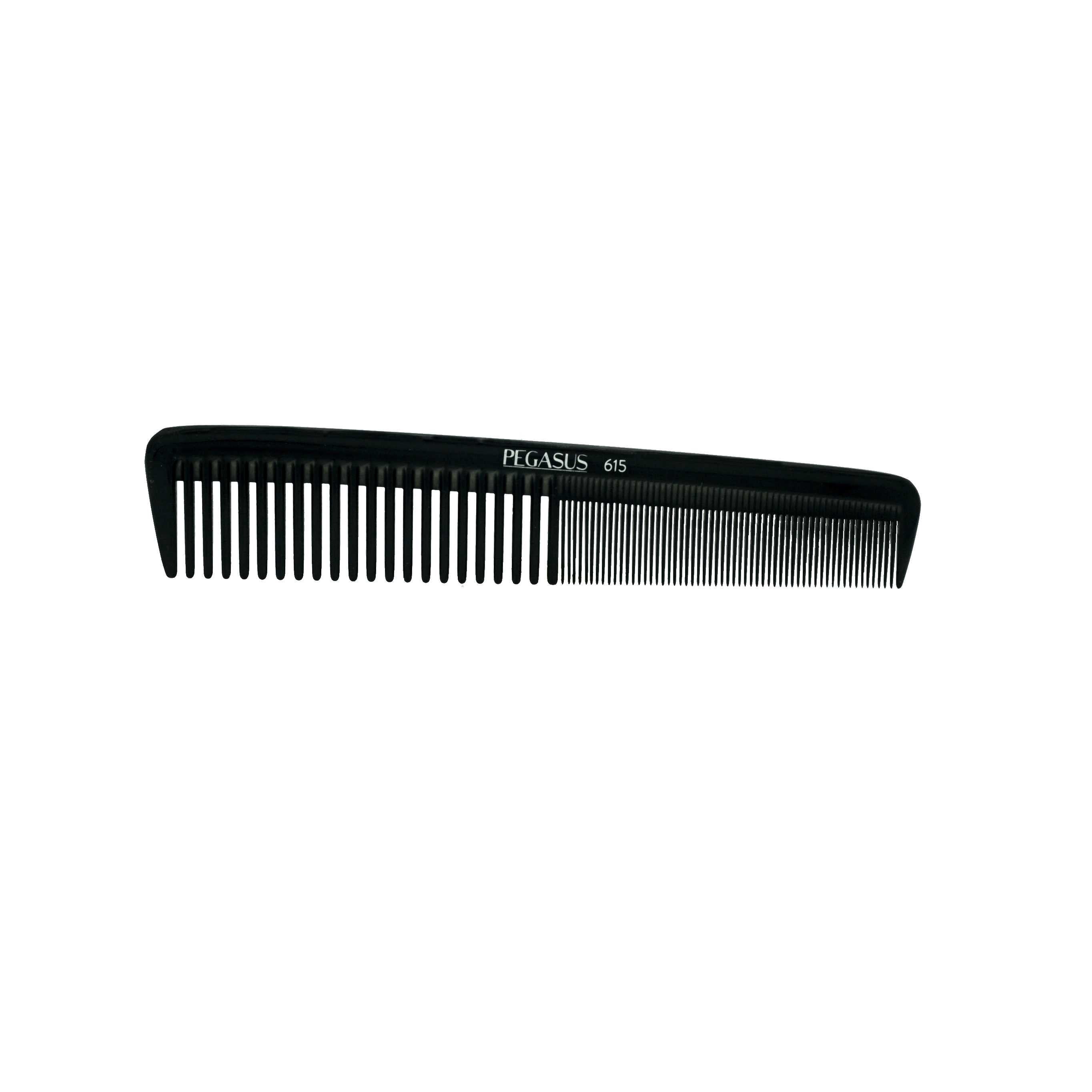 Pegasus 615, 7in Hard Rubber Clipper Comb, Handmade, Seamless, Smooth ...