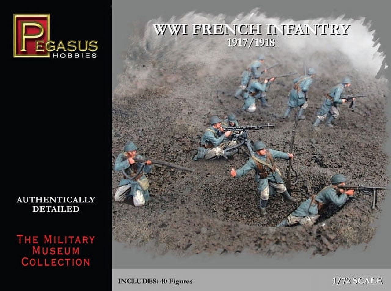 Pegasus PG7199 1/72 WW I French Infantry Figures - Walmart.com