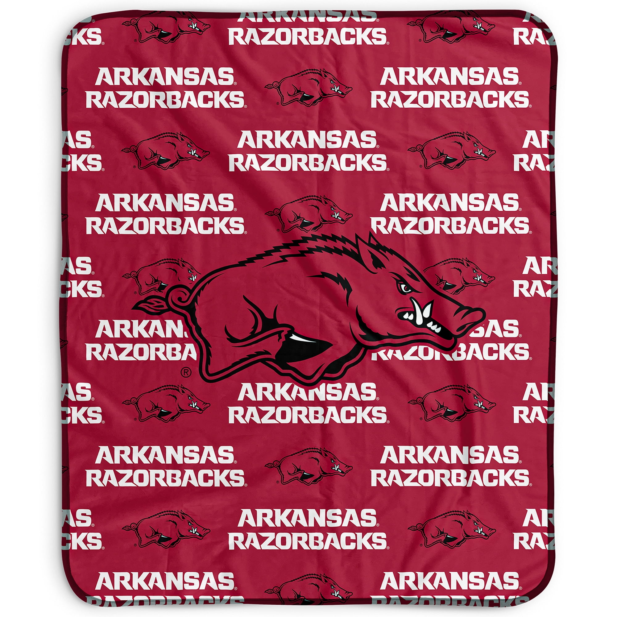 Pegasus Arkansas Razorbacks 50" x 60" Repeat Wordmark Fleece Blanket ...
