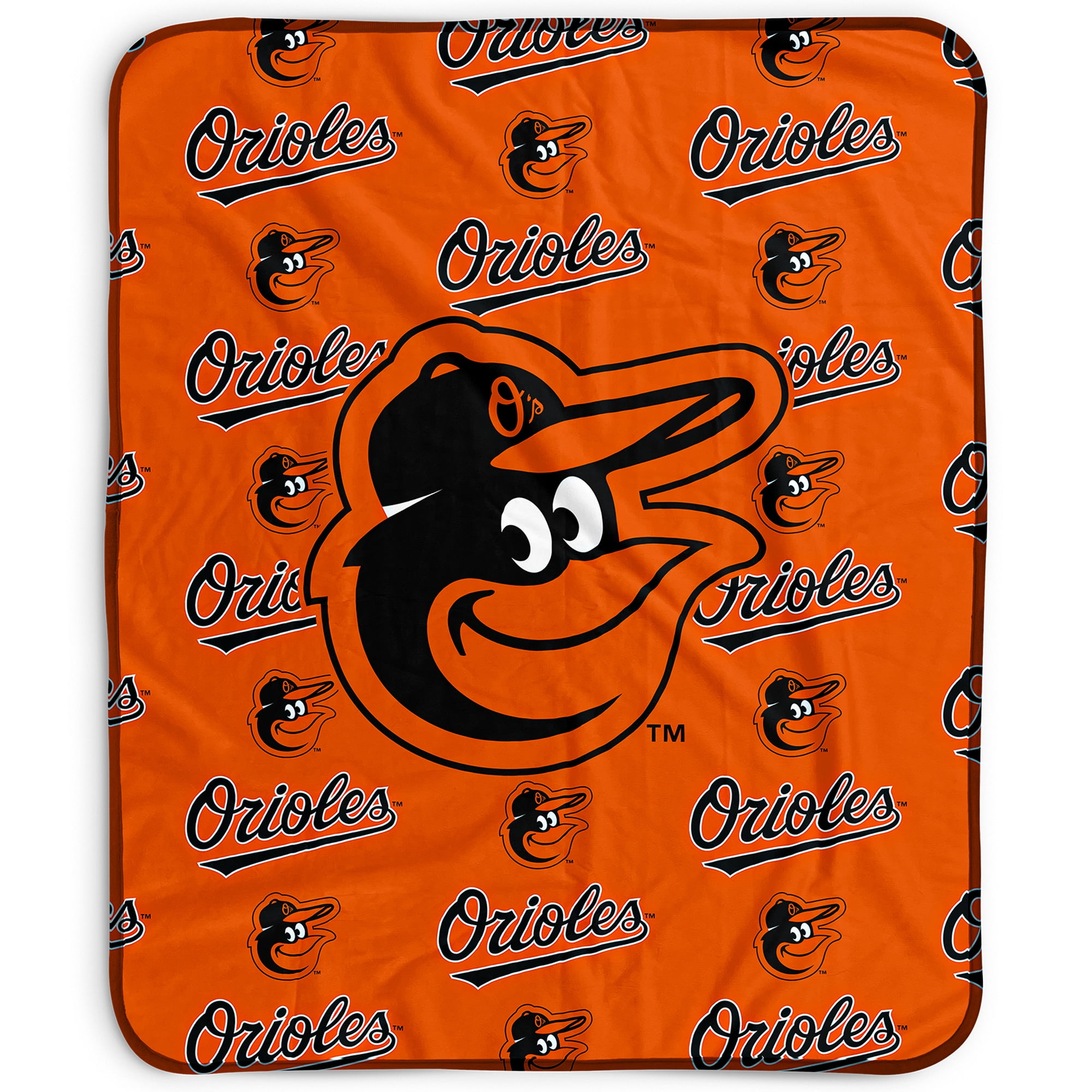 Pegasus Baltimore Orioles 50" x 60" Repeat Wordmark Fleece Blanket ...