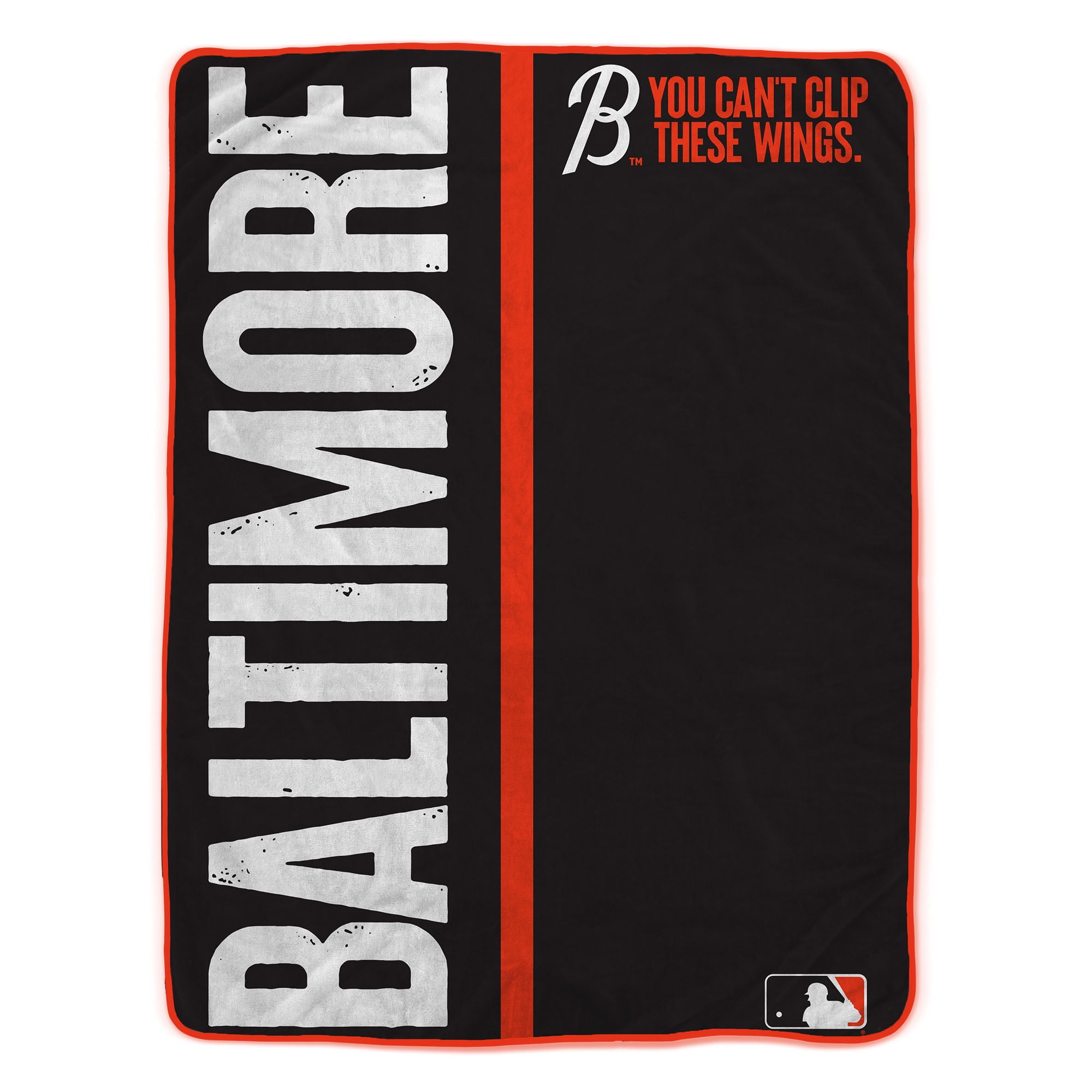 Pegasus Baltimore Orioles 66" x 95" Oversized City Connect Blanket ...