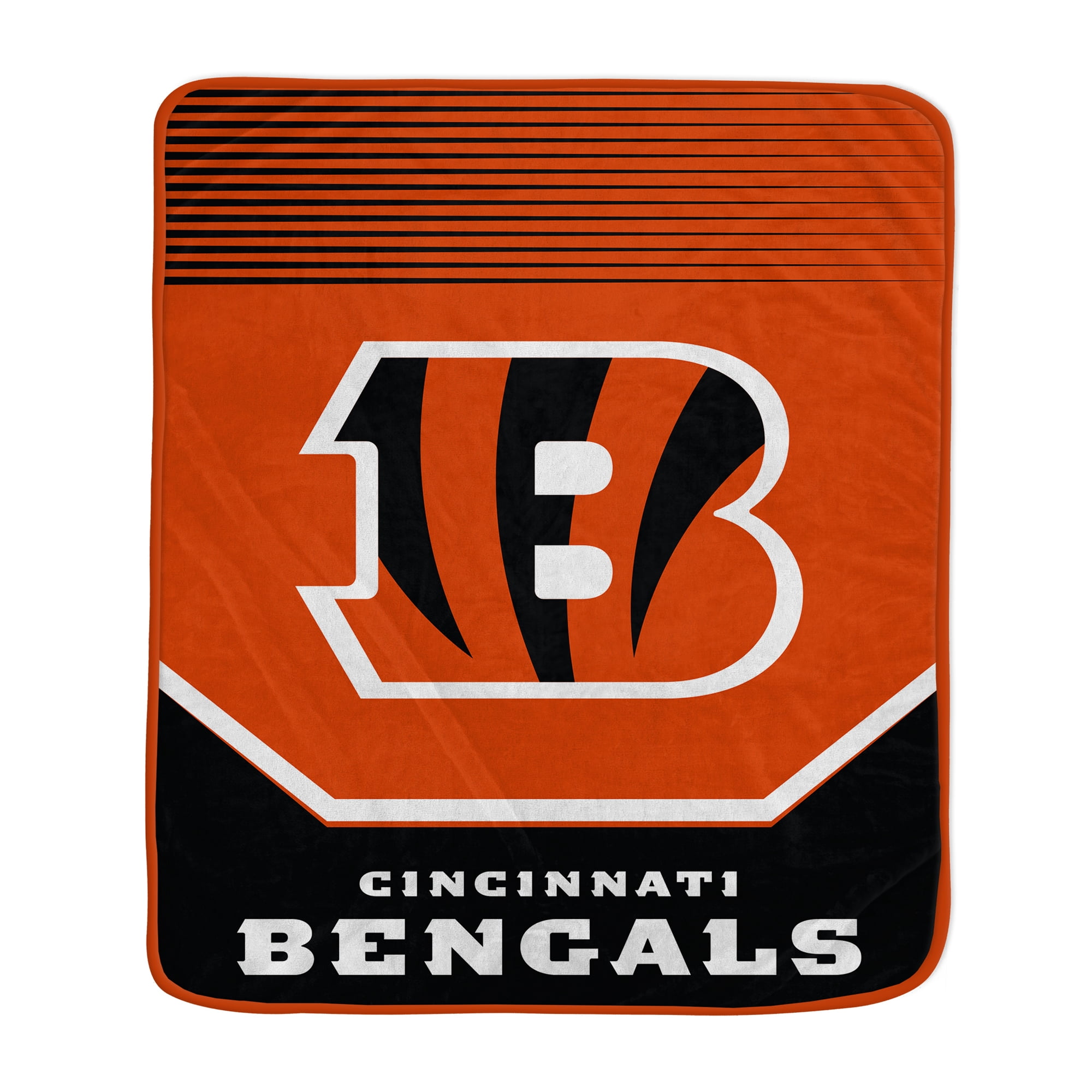 Pegasus Cincinnati Bengals 50- x 60- Half Tone Lines Tab Blanket ...