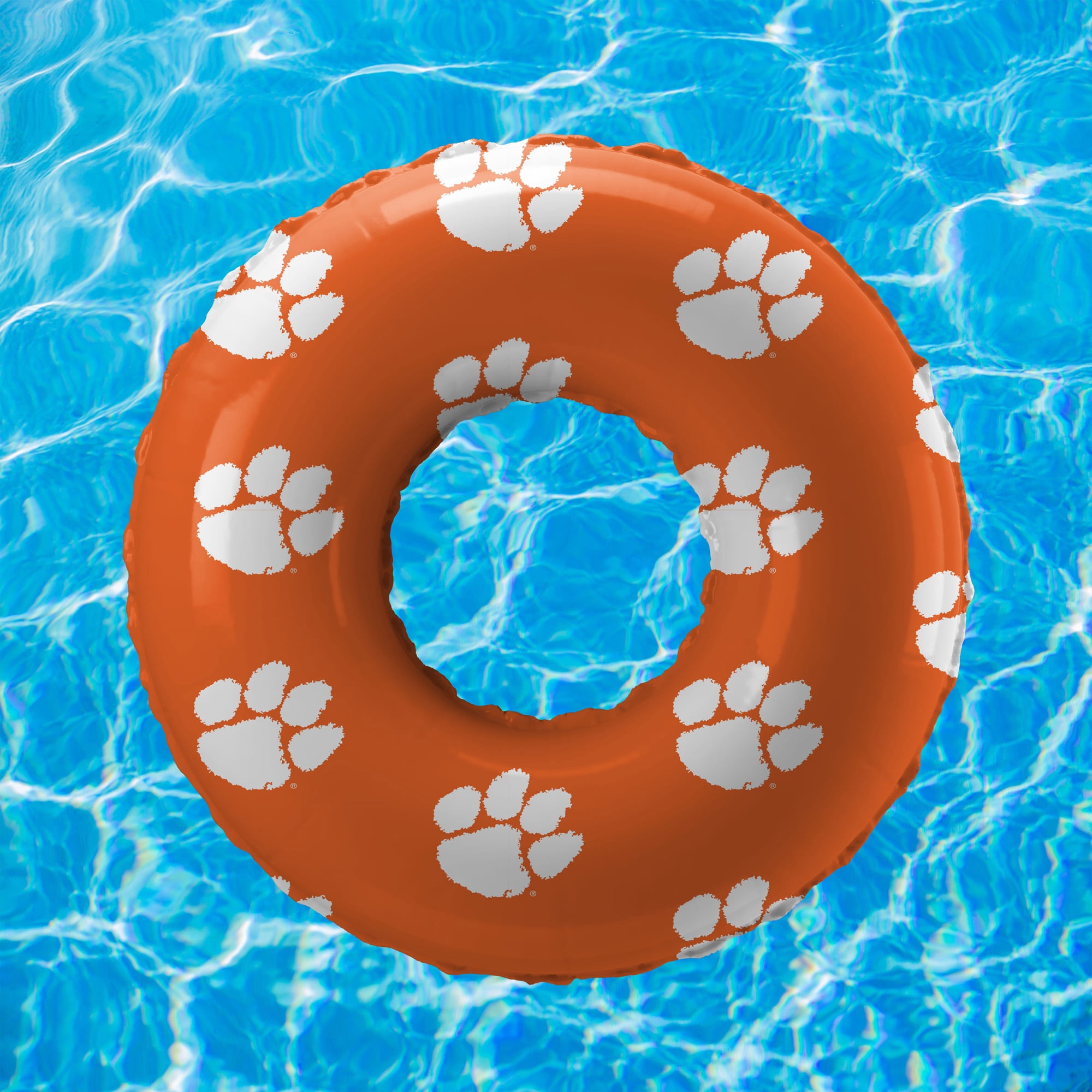 Pegasus Clemson Tigers 48" Repeating Logo Inflatable Pool Ring ...
