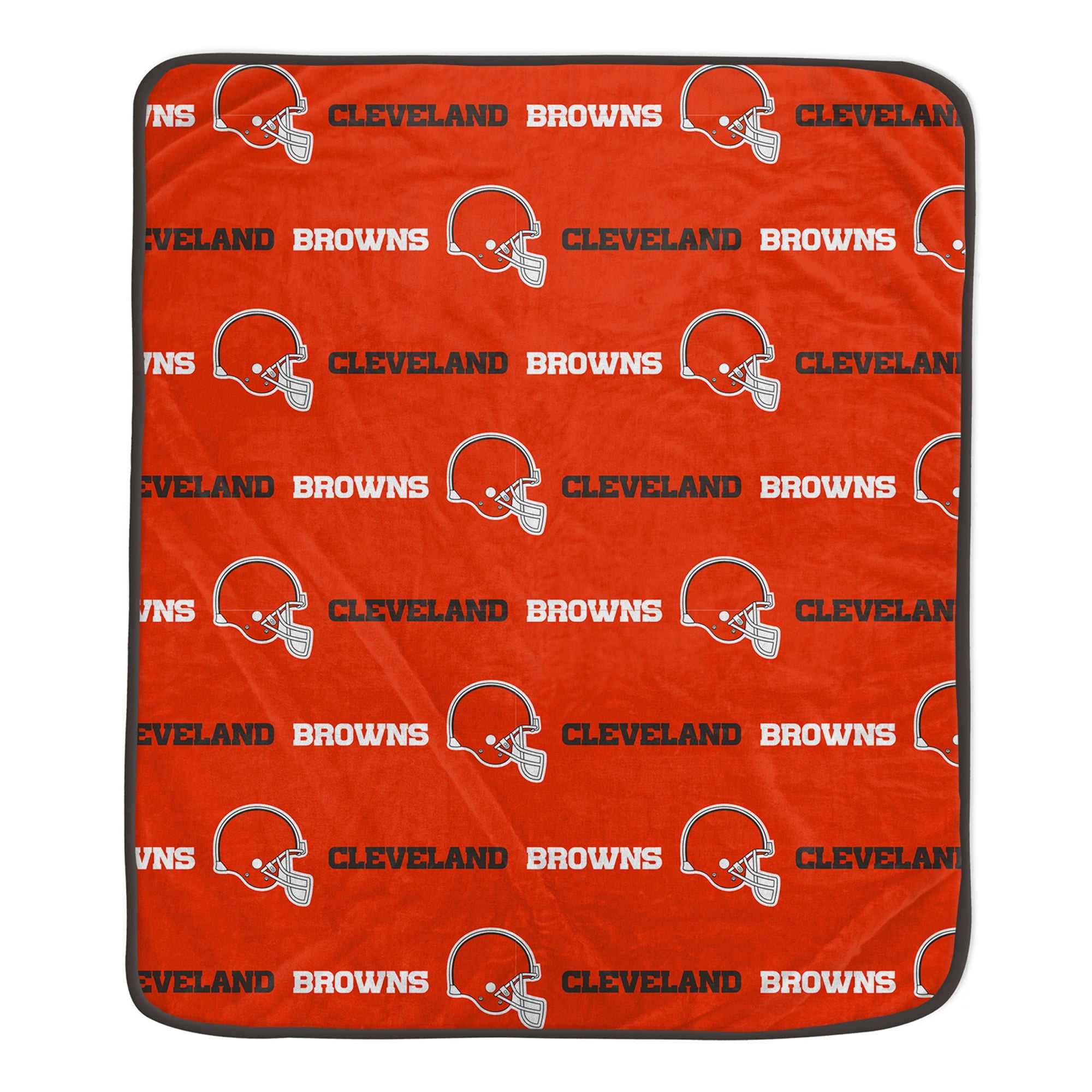 Pegasus Cleveland Browns 60" x 72" Repeat Helmet Wordmark Ultra Soft ...