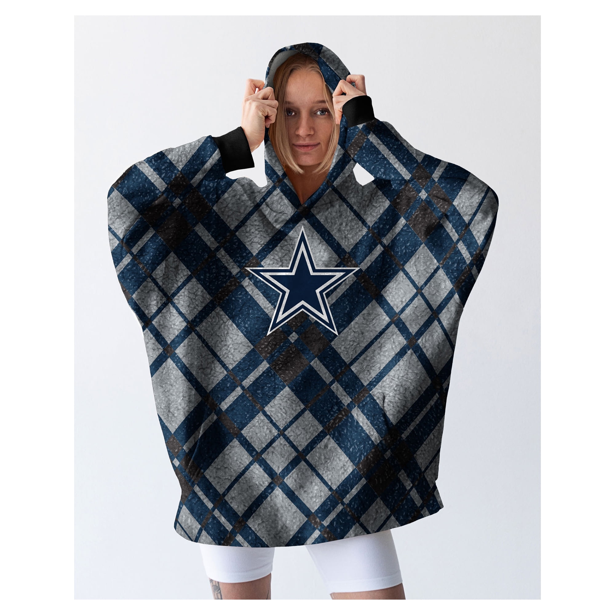Pegasus Dallas Cowboys 34" x 34" Digital Dash Sherpa Hooded Fan Cape ...
