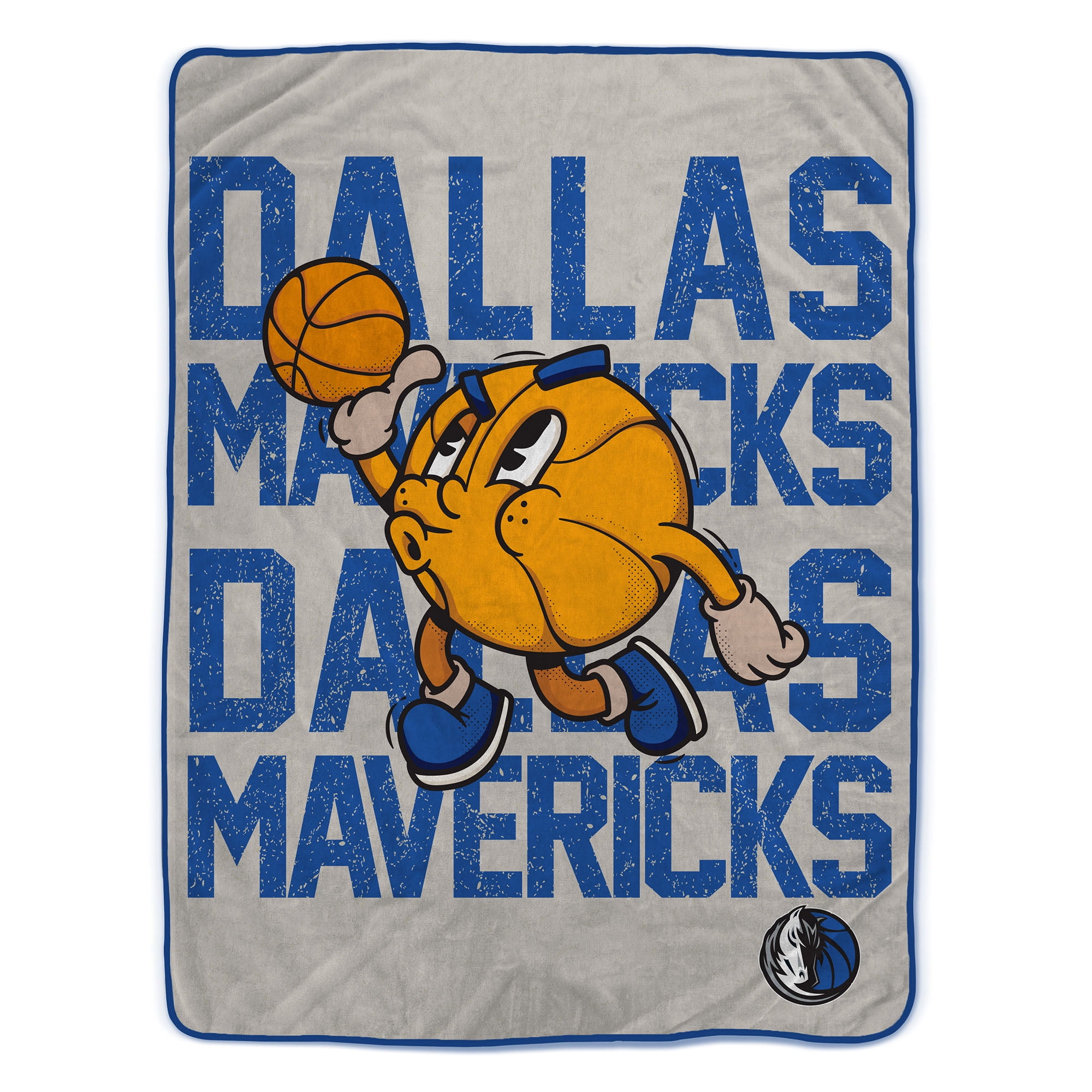 Pegasus Dallas Mavericks 60" x 80" Cartoon Basketball Ultra Cozy ...