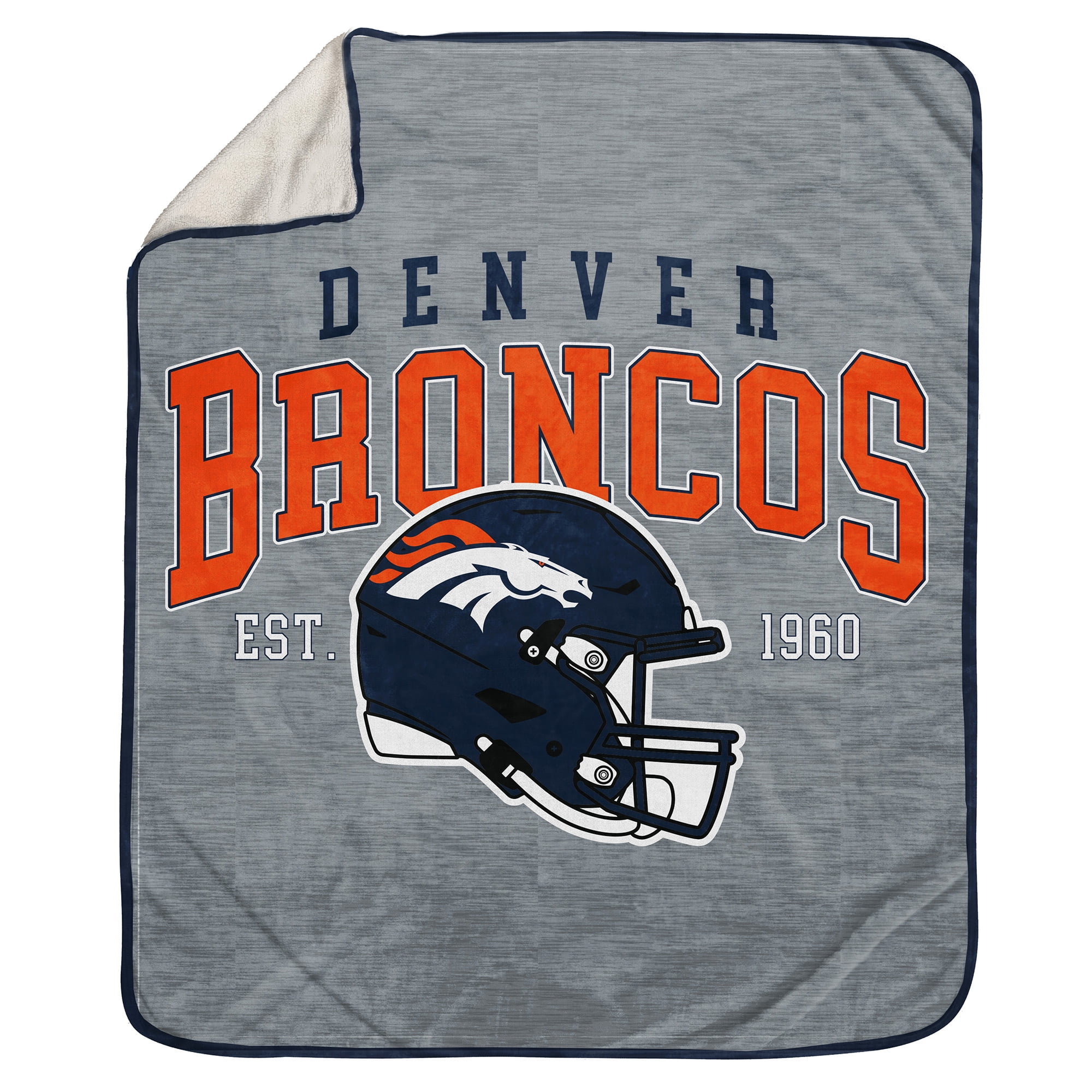 Pegasus Denver Broncos 50" x 60" Arch Block Ultra Cozy Sweatshirt ...