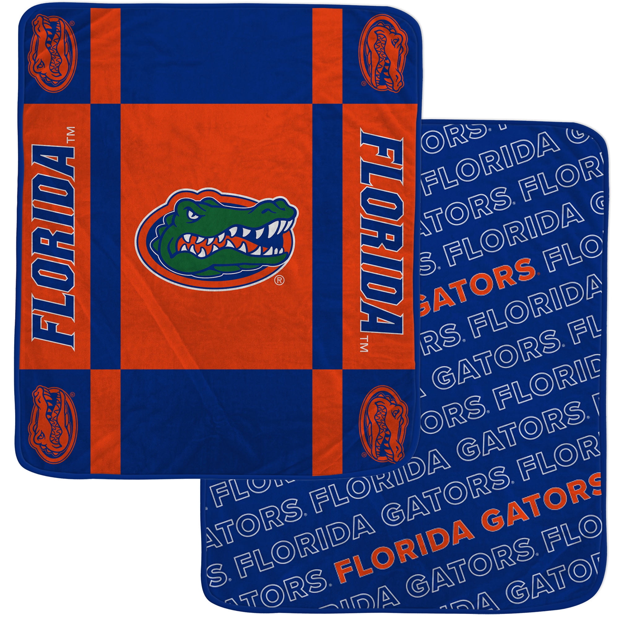 Pegasus Florida Gators 60- x 70- Reverse Block Double-Sided Ultra Cozy ...