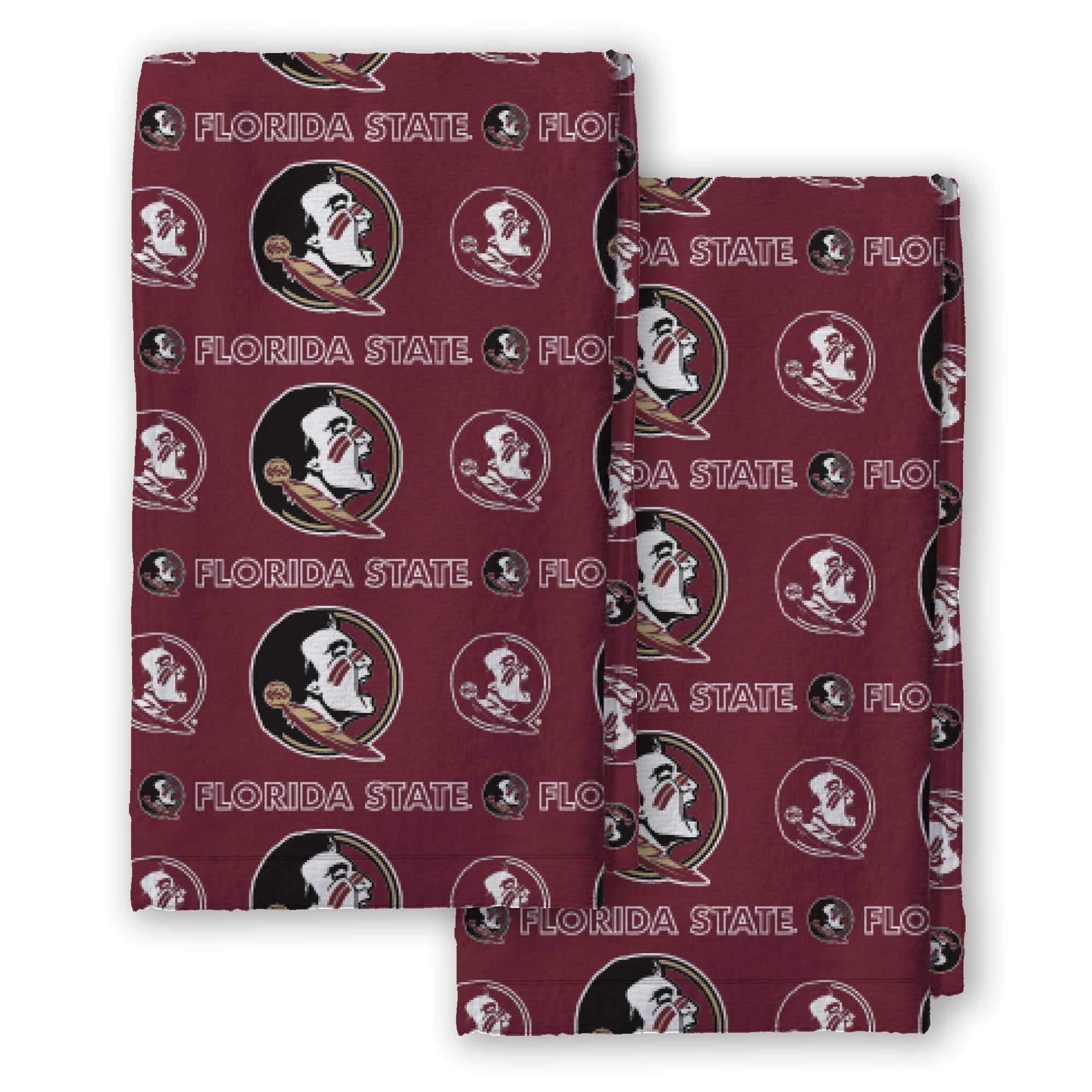 Pegasus Florida State Seminoles 2-Pack Repeat Logo Dish Towel Set ...