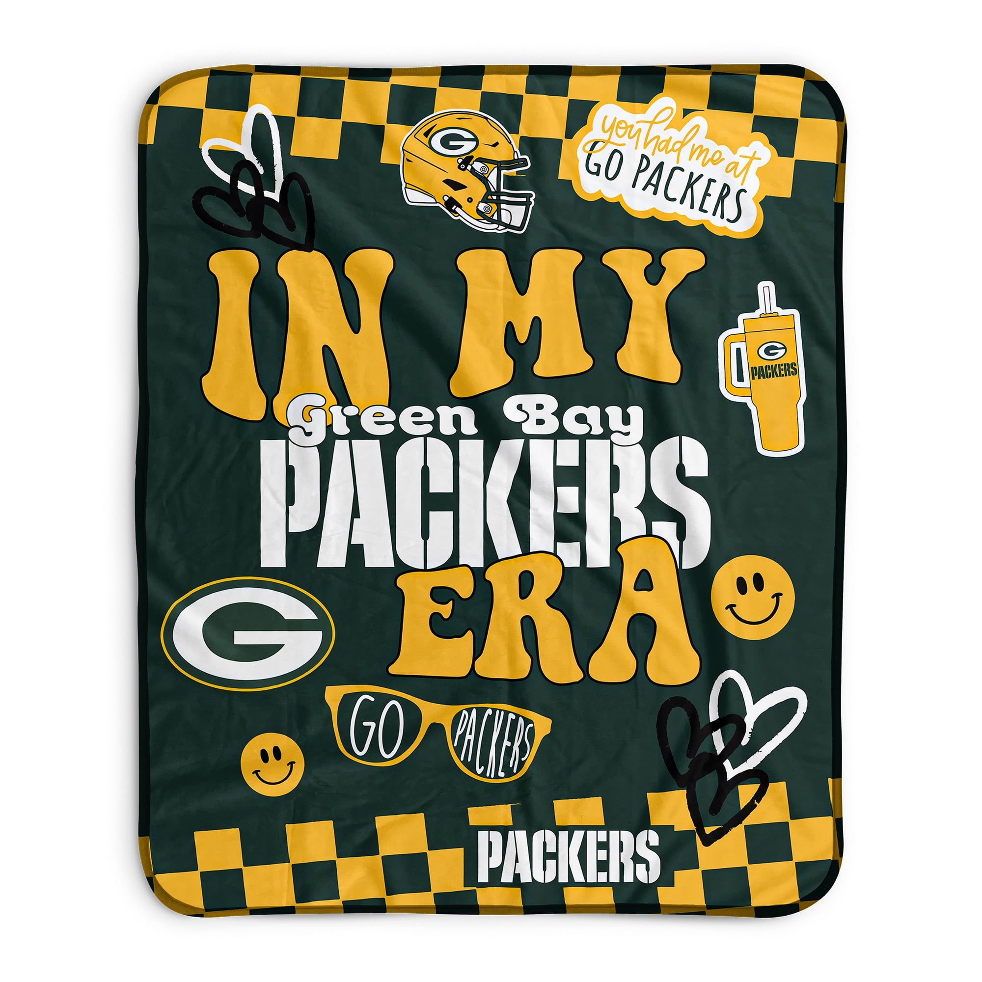 Pegasus Green Bay Packers 50" x 60" In My Era Fleece Blanket - Walmart.com