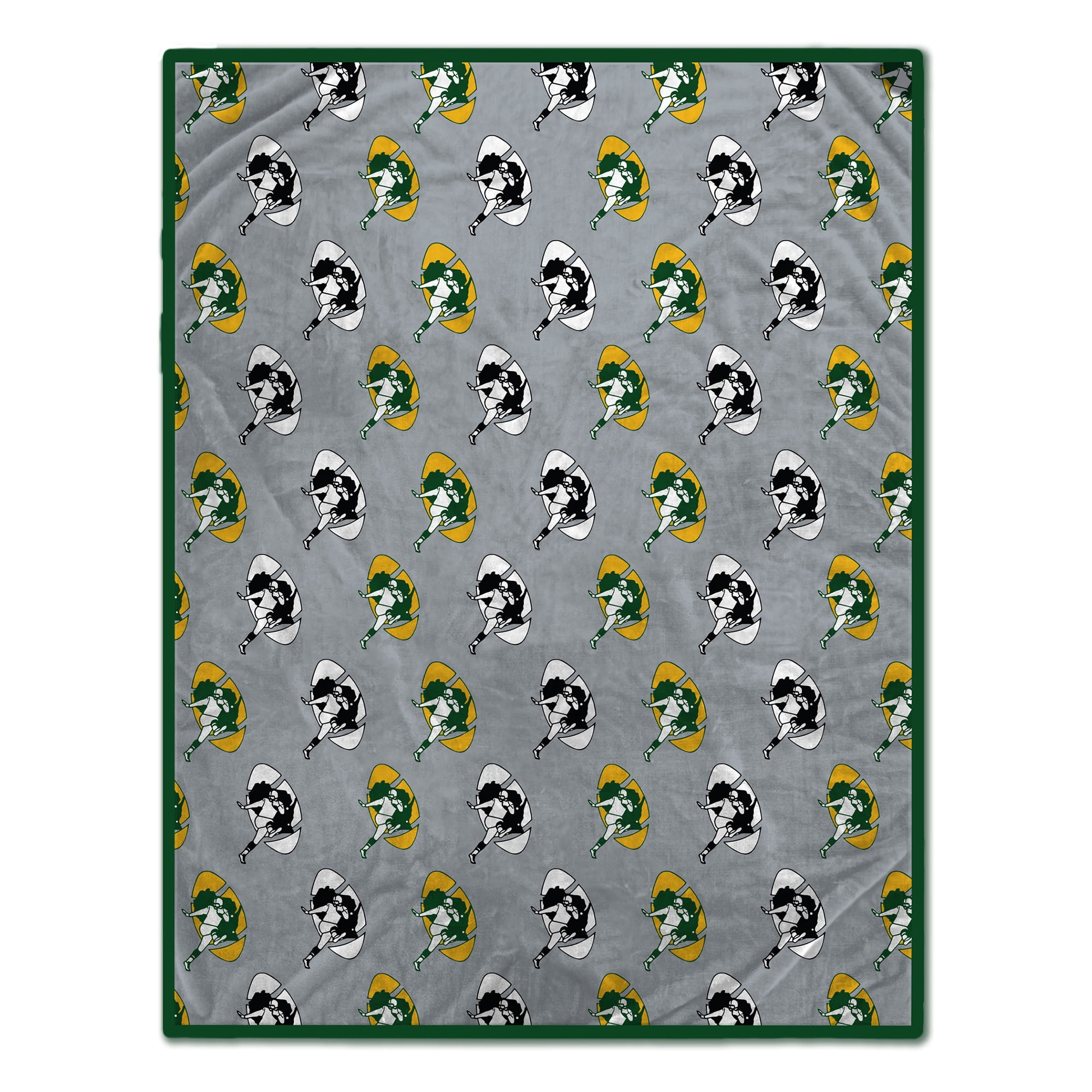 Pegasus Green Bay Packers 66" x 95" Oversized Vintage Logo Roll Ultra ...