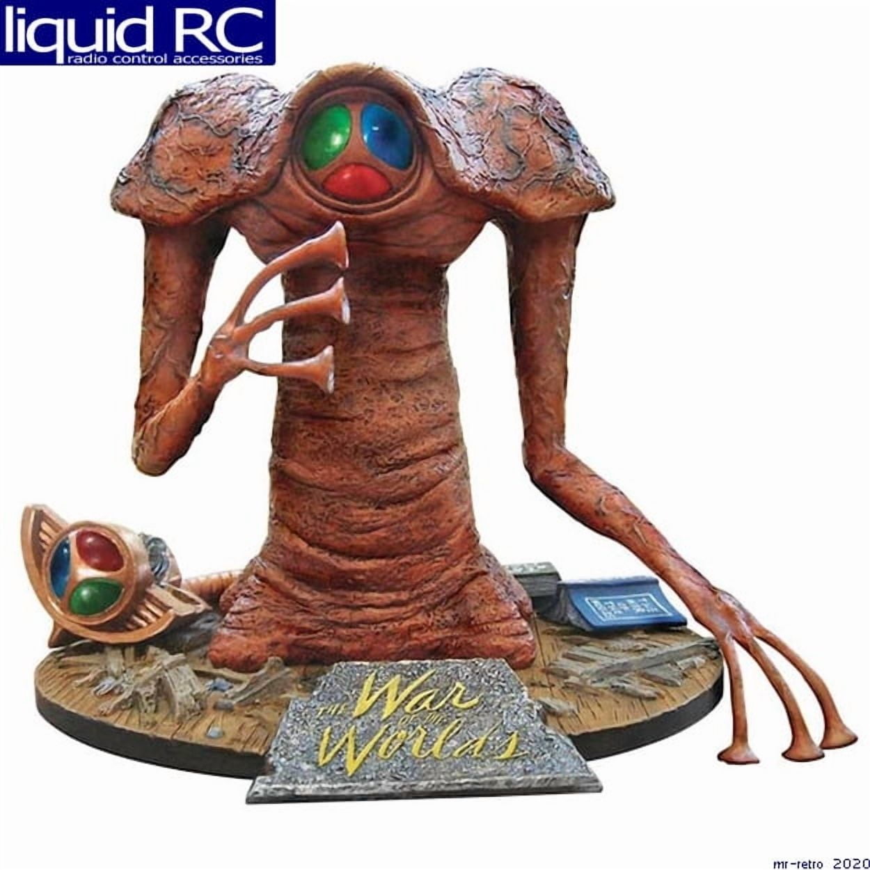 Pegasus Hobby 9008 1:8 1953 War of the Worlds Martian Figure Model Kit ...