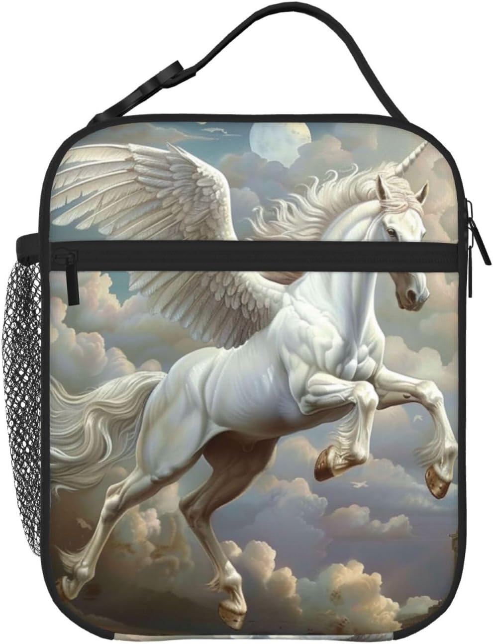Pegasus Horse Moon Lunch Box Insulated for Women Men Detachable Handle ...