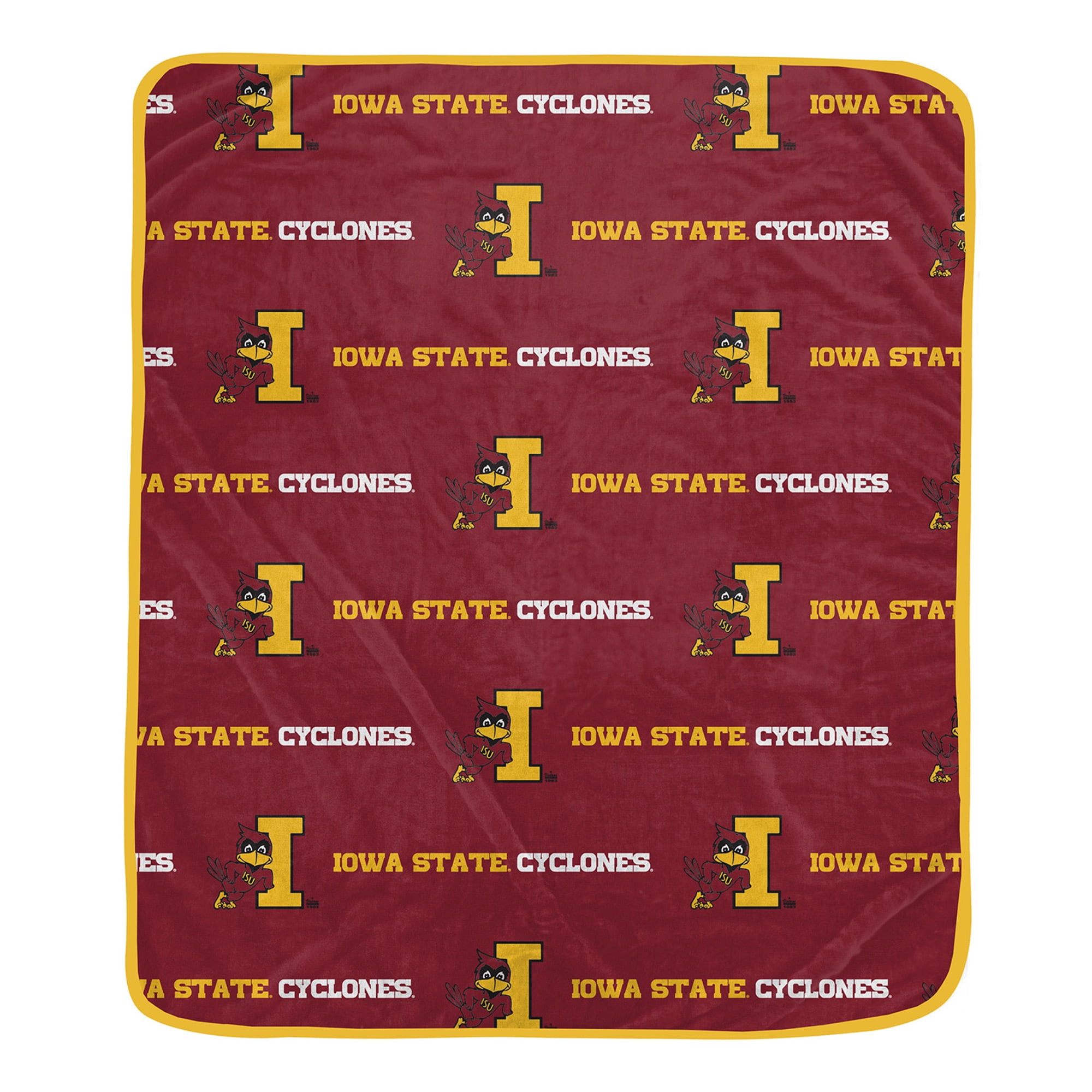Pegasus Iowa State Cyclones 60" x 72" Repeat Logo Wordmark Ultra Soft ...