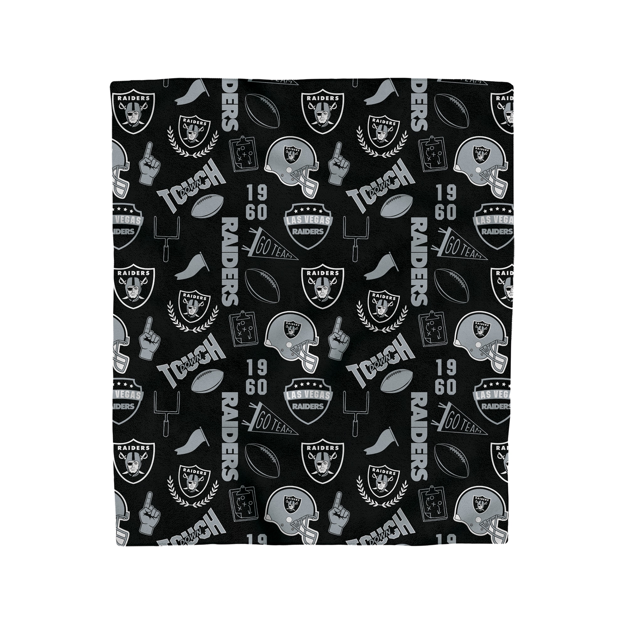 Pegasus Las Vegas Raiders Polar Fleece Bed Blanket, Queen - Walmart.com