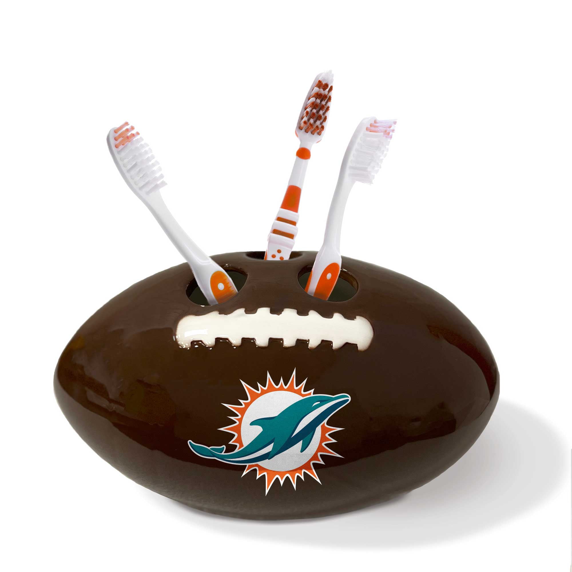 Pegasus Miami Dolphins Team Ball Toothbrush Holder - Walmart.com