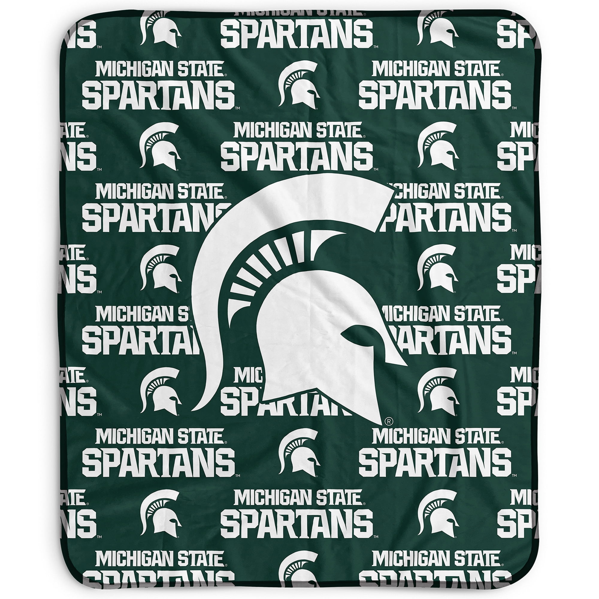 Pegasus Michigan State Spartans 50" x 60" Repeat Wordmark Fleece ...