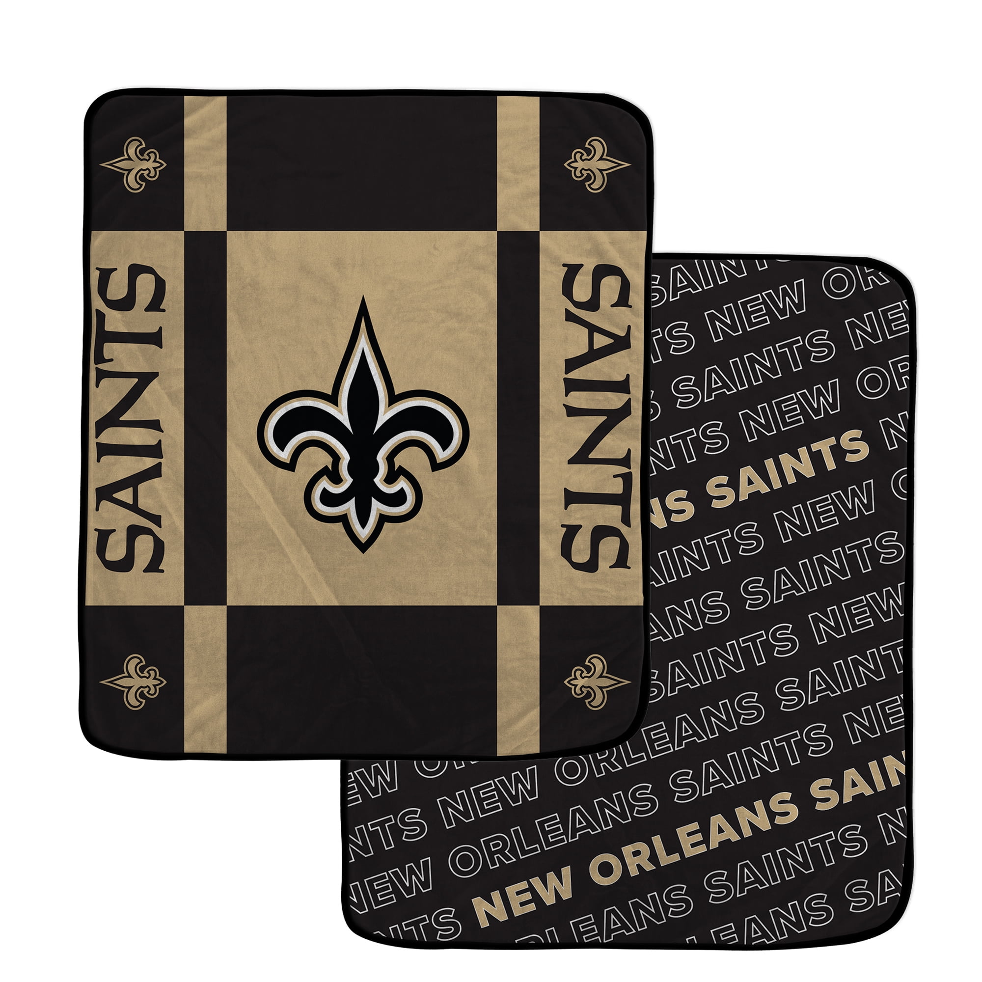 Pegasus New Orleans Saints 60- x 70- Reverse Block Wordmark Double ...