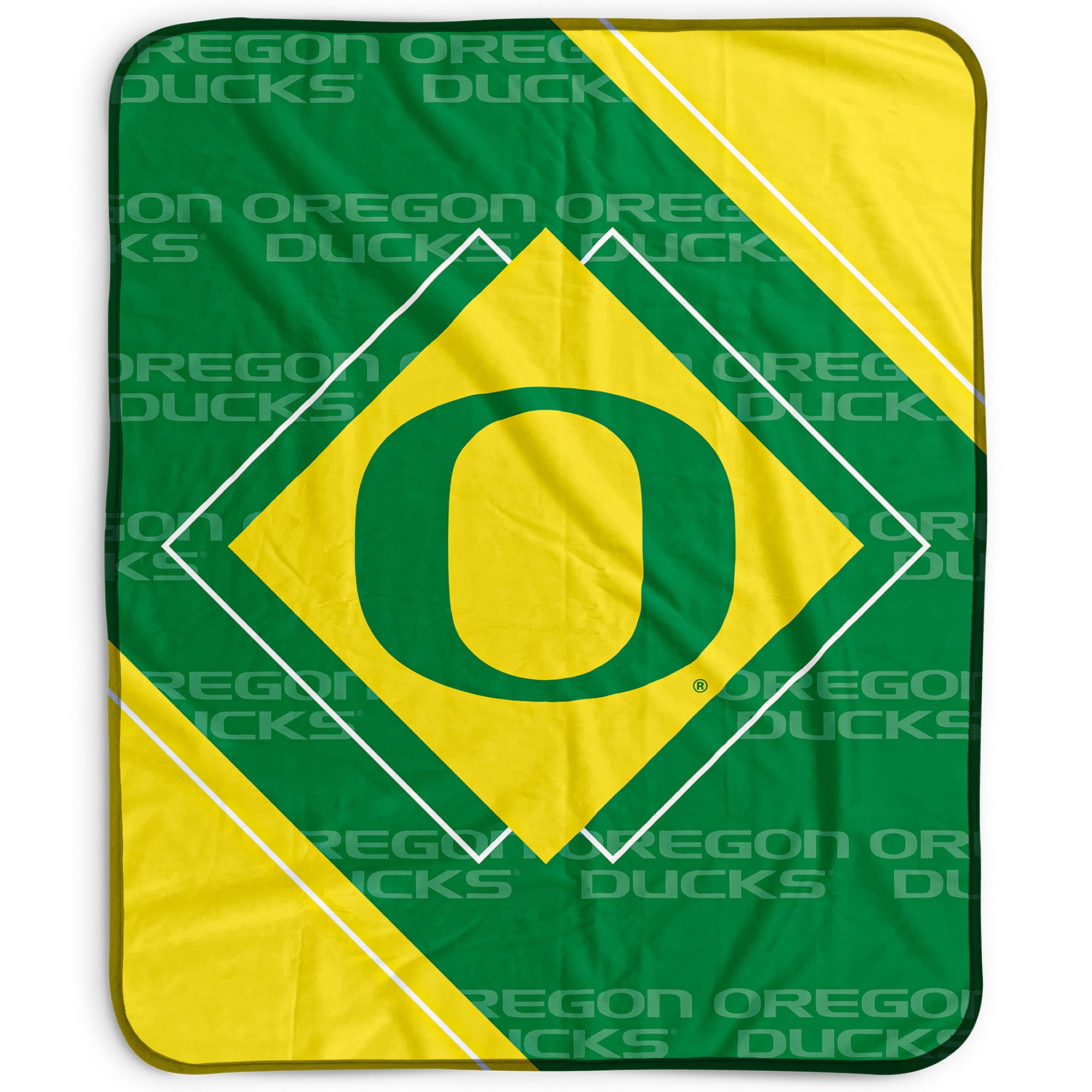 Pegasus Oregon Ducks 50" x 60" Diamond Logo Fleece Blanket - Walmart.com