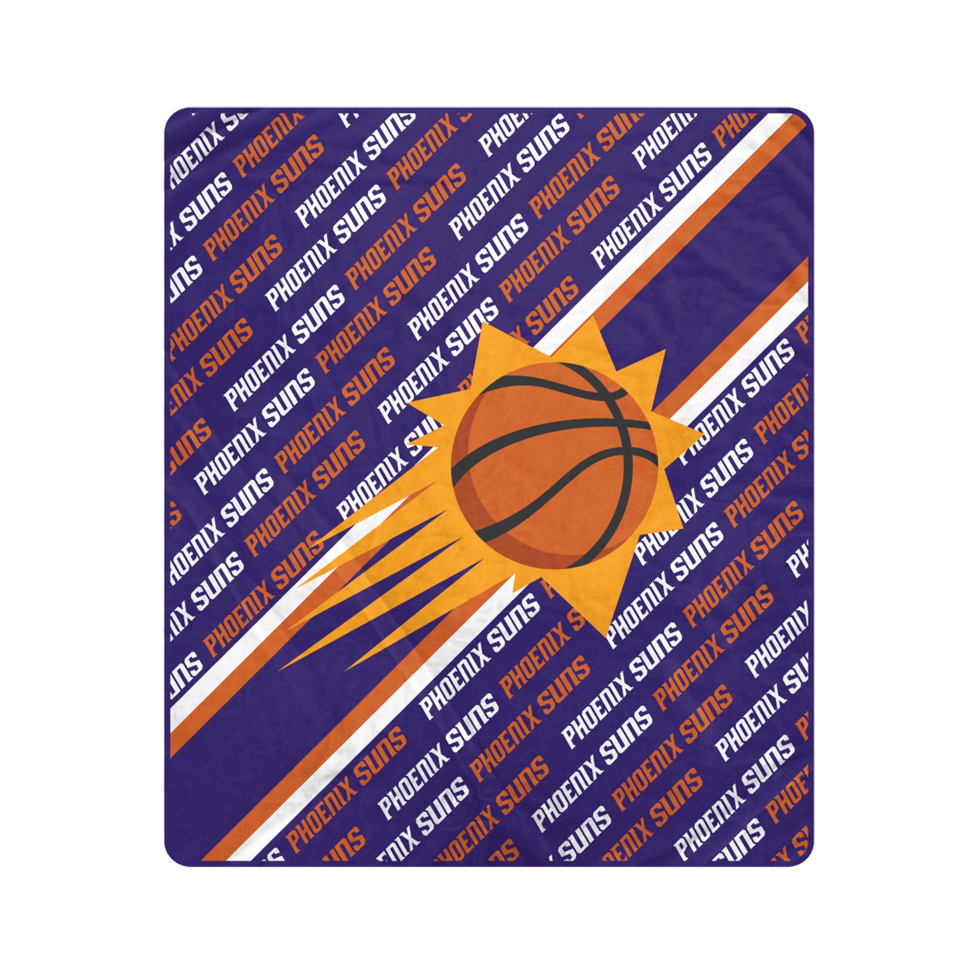 Pegasus Phoenix Suns 60" x 70" Diagonal Lined Wordmark Ultra Soft ...