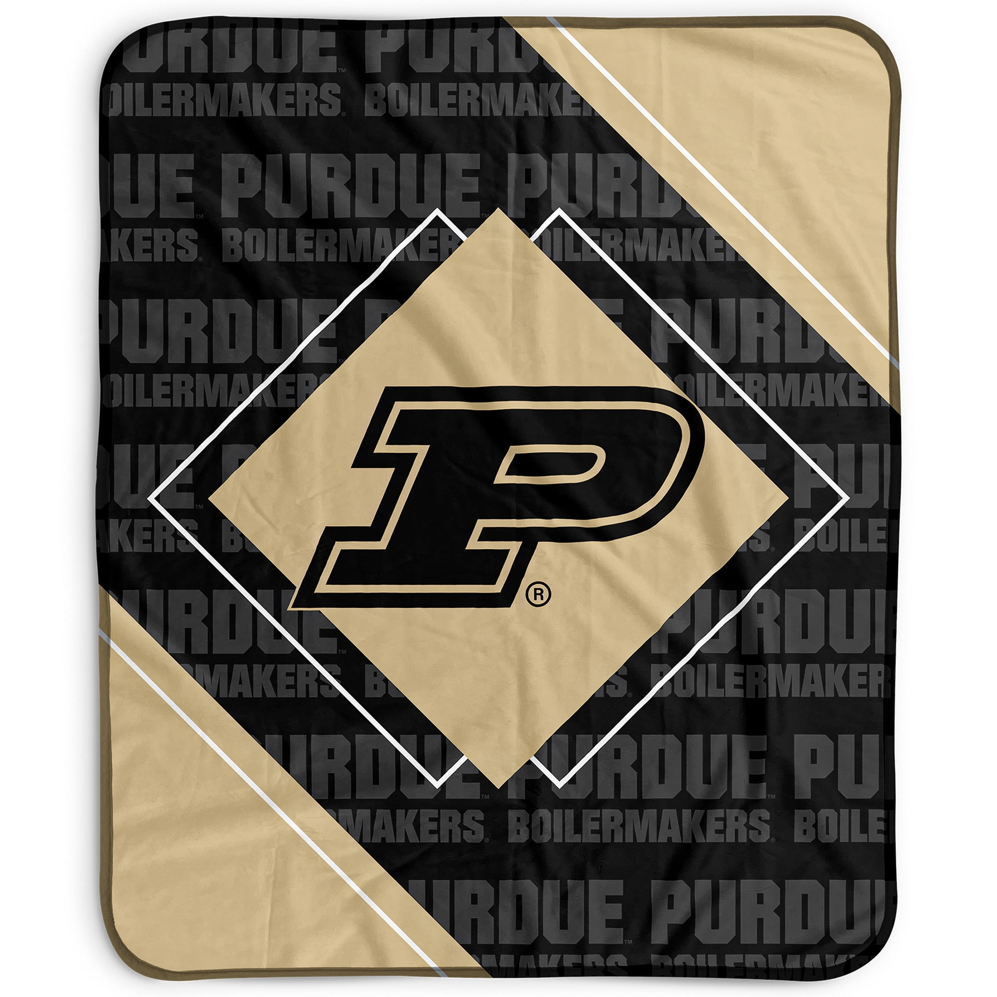 Pegasus Purdue Boilermakers 50" x 60" Diamond Logo Fleece Blanket ...