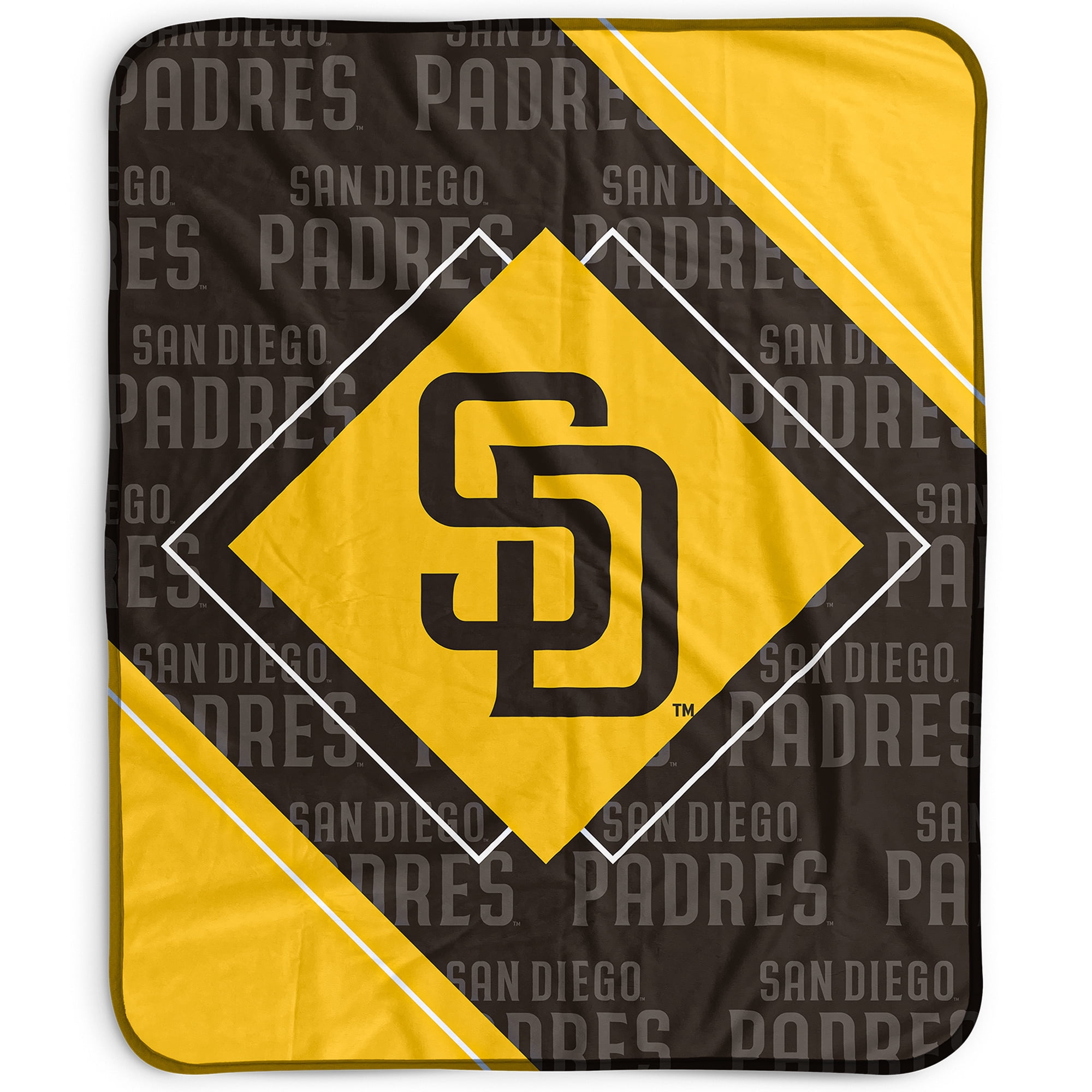 Pegasus San Diego Padres 50" x 60" Diamond Logo Fleece Blanket - Walmart.com