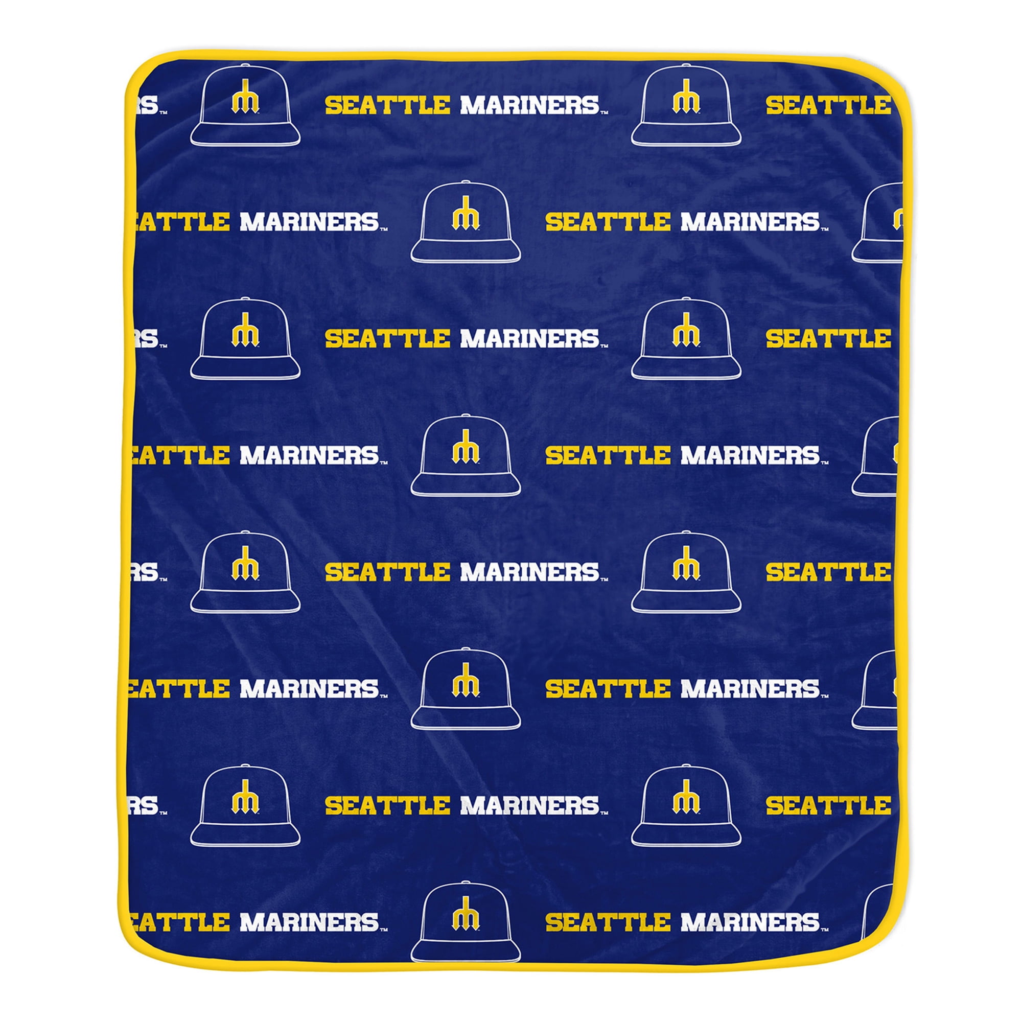 Pegasus Seattle Mariners 60" x 72" Repeat Logo Wordmark Ultra Soft ...