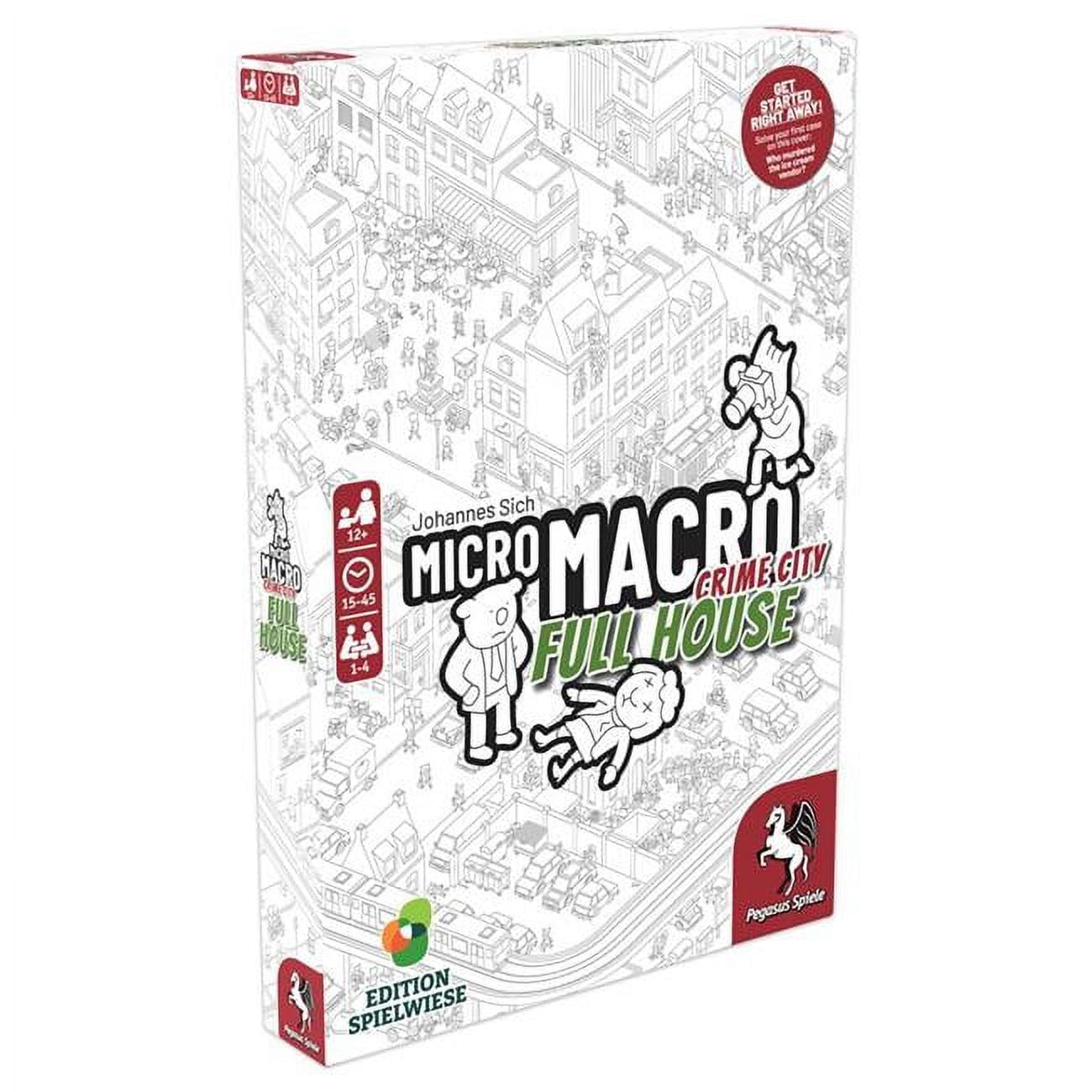 Pegasus Spiele MicroMacro Crime City Full House Card Game - Walmart.com