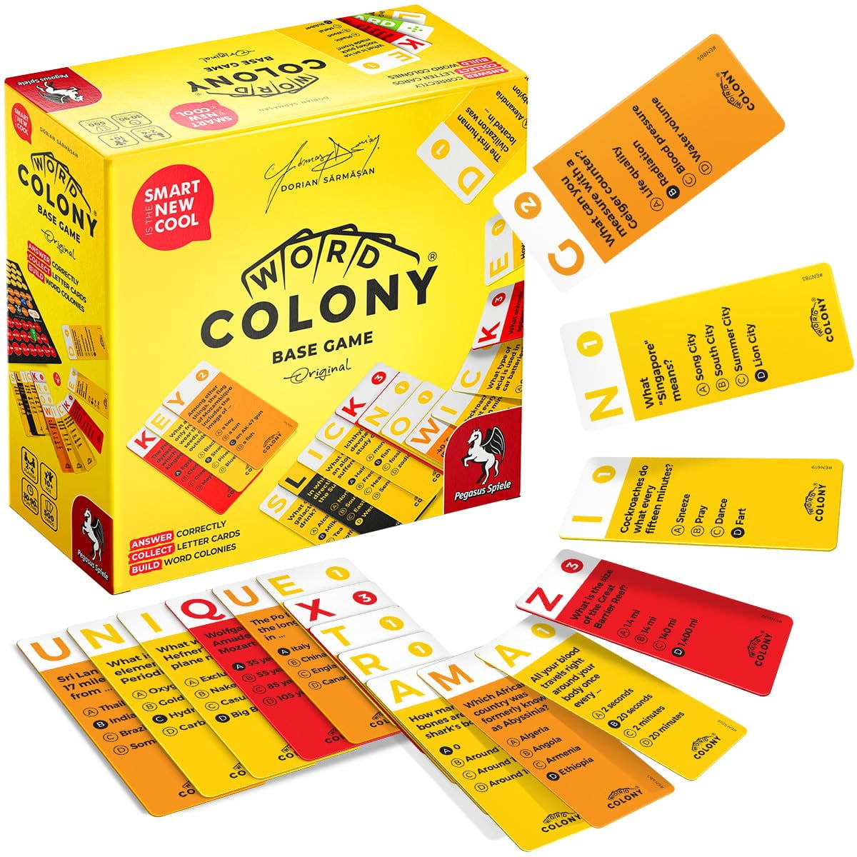 Pegasus Spiele PES800100 Word Colony - Original Board Game - Walmart.com
