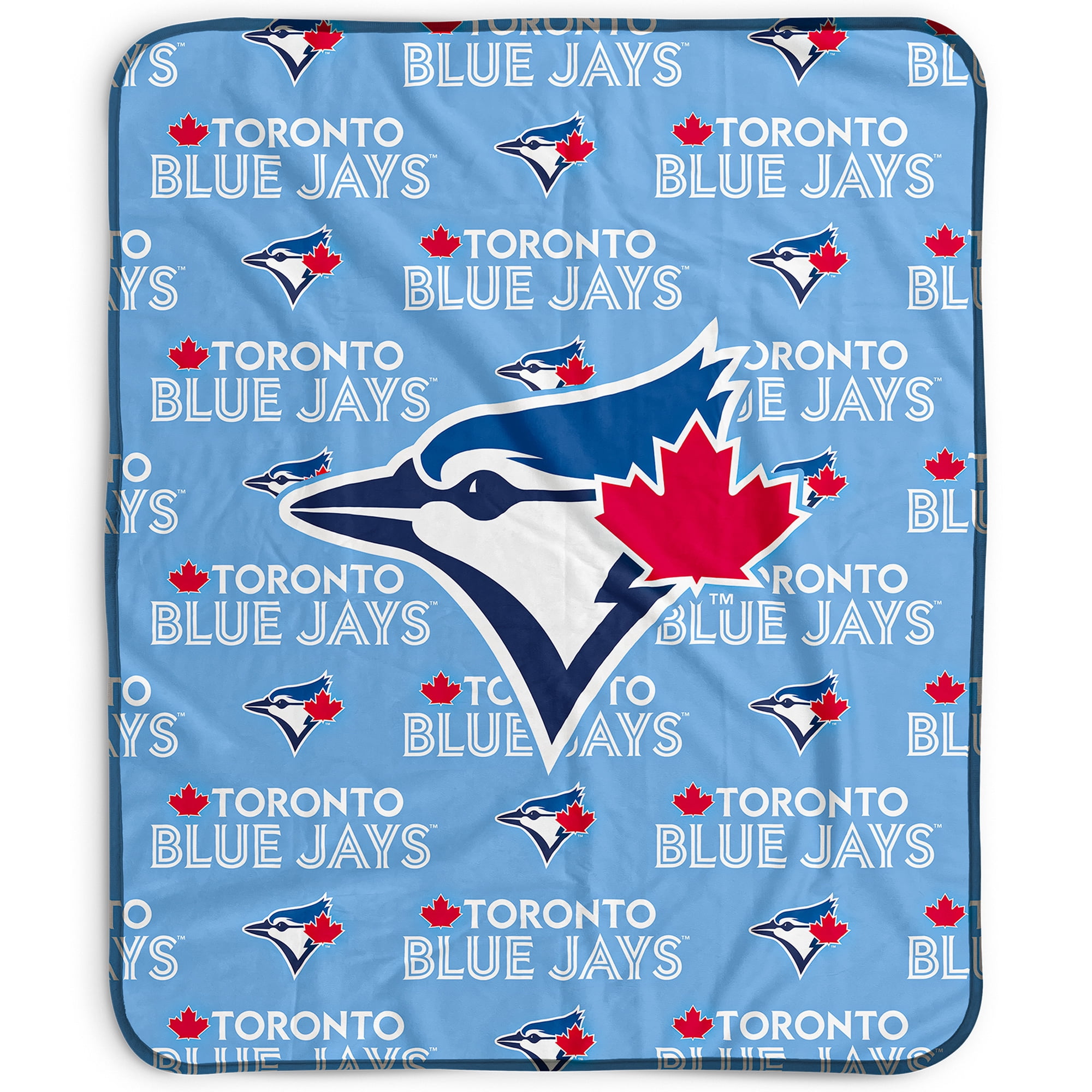 Pegasus Toronto Blue Jays 50" x 60" Repeat Wordmark Fleece Blanket ...