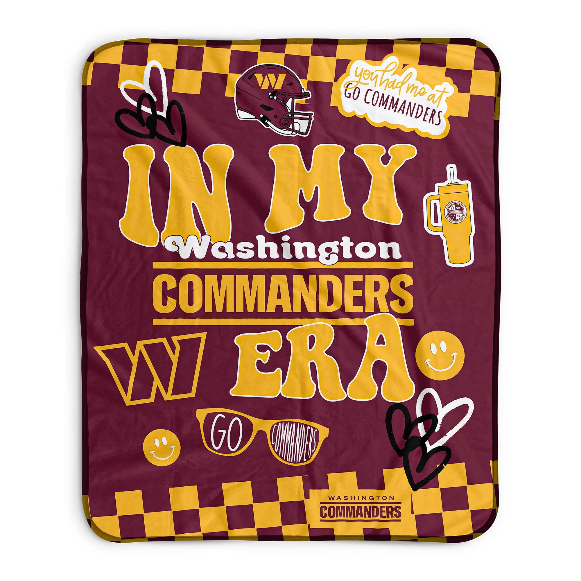 Pegasus Washington Commanders 50" x 60" In My Era Fleece Blanket ...