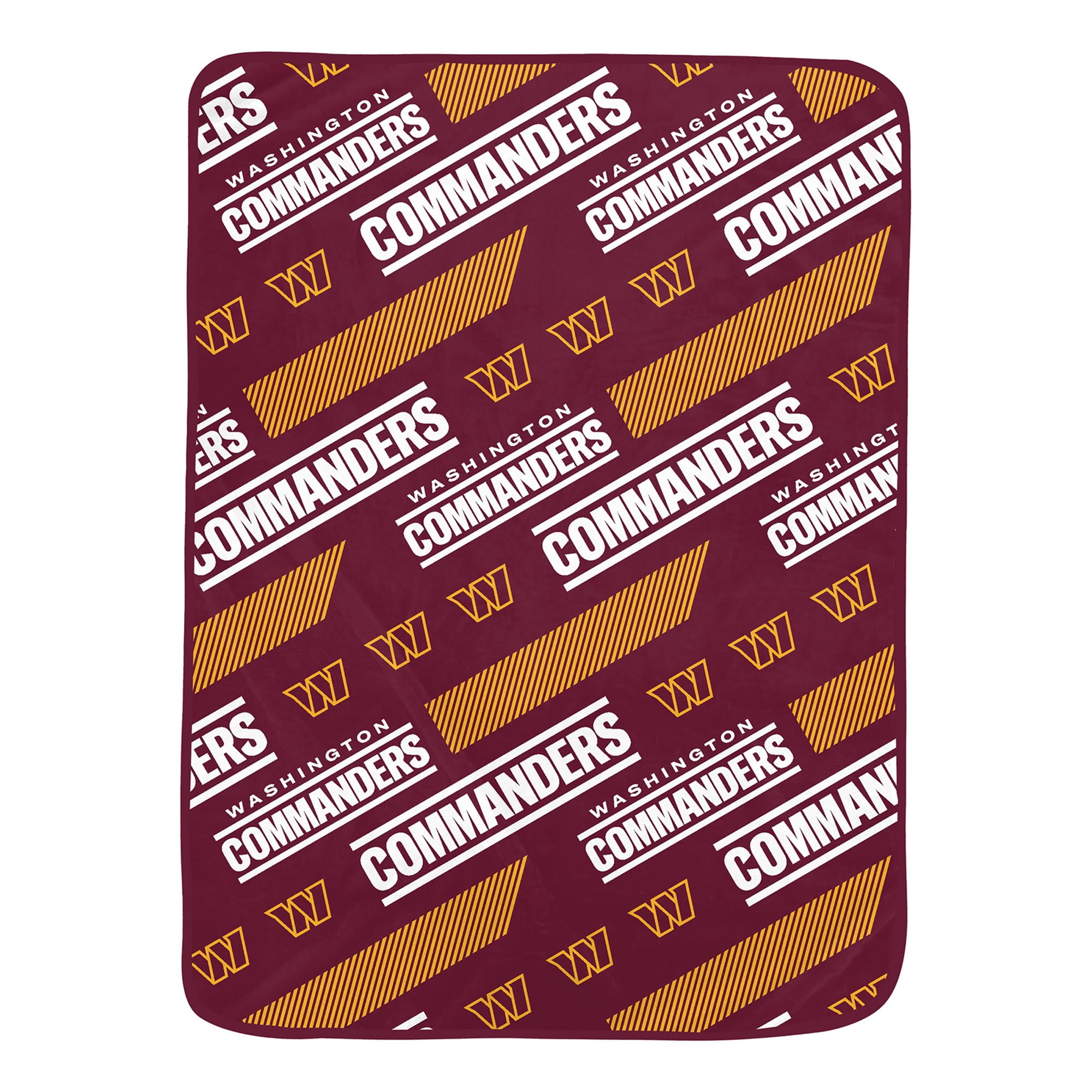 Pegasus Washington Commanders 60" x 72" Slanted Half-Stripe Wordmark ...