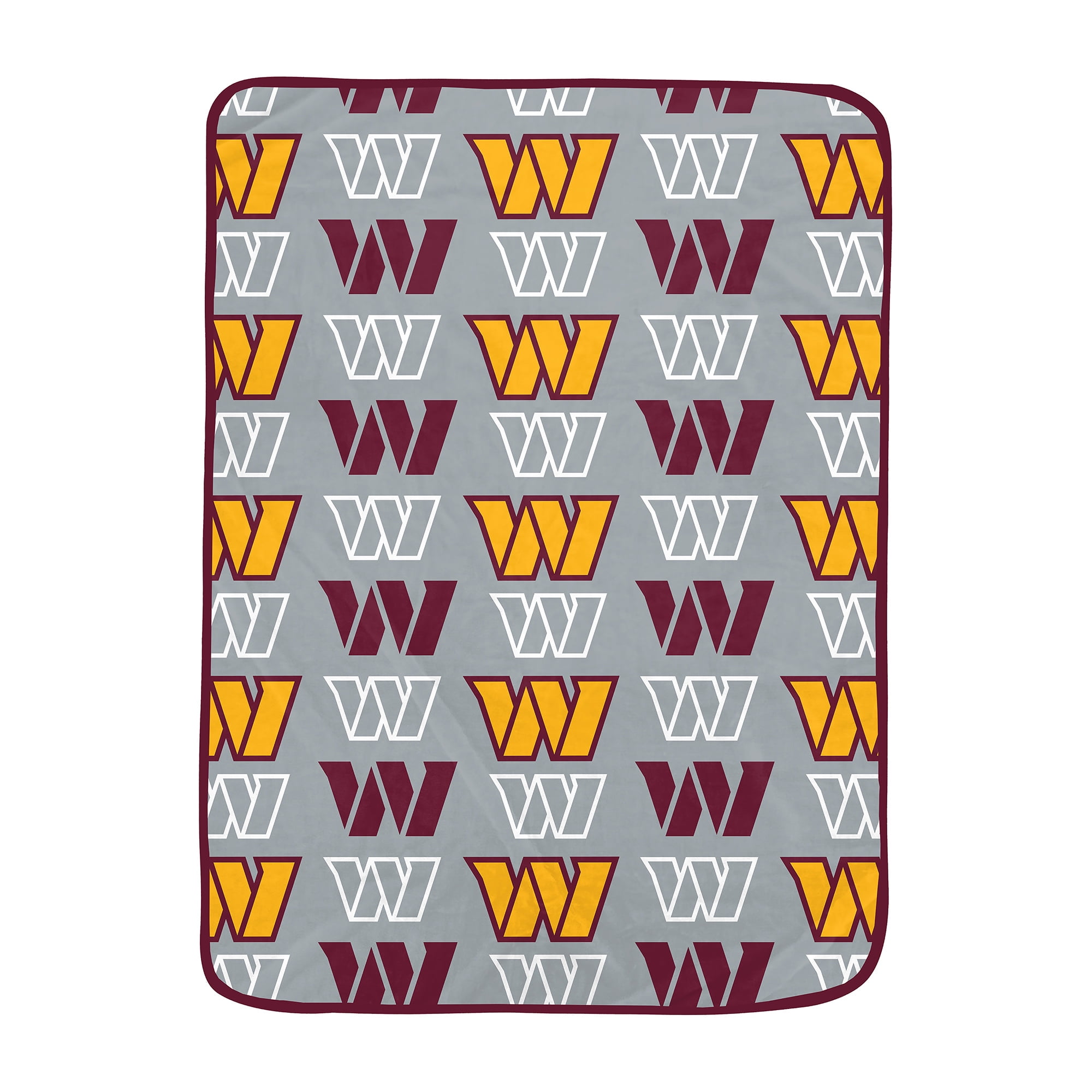 Pegasus Washington Commanders 66" x 95" Oversized Logo Roll Ultra Cozy ...