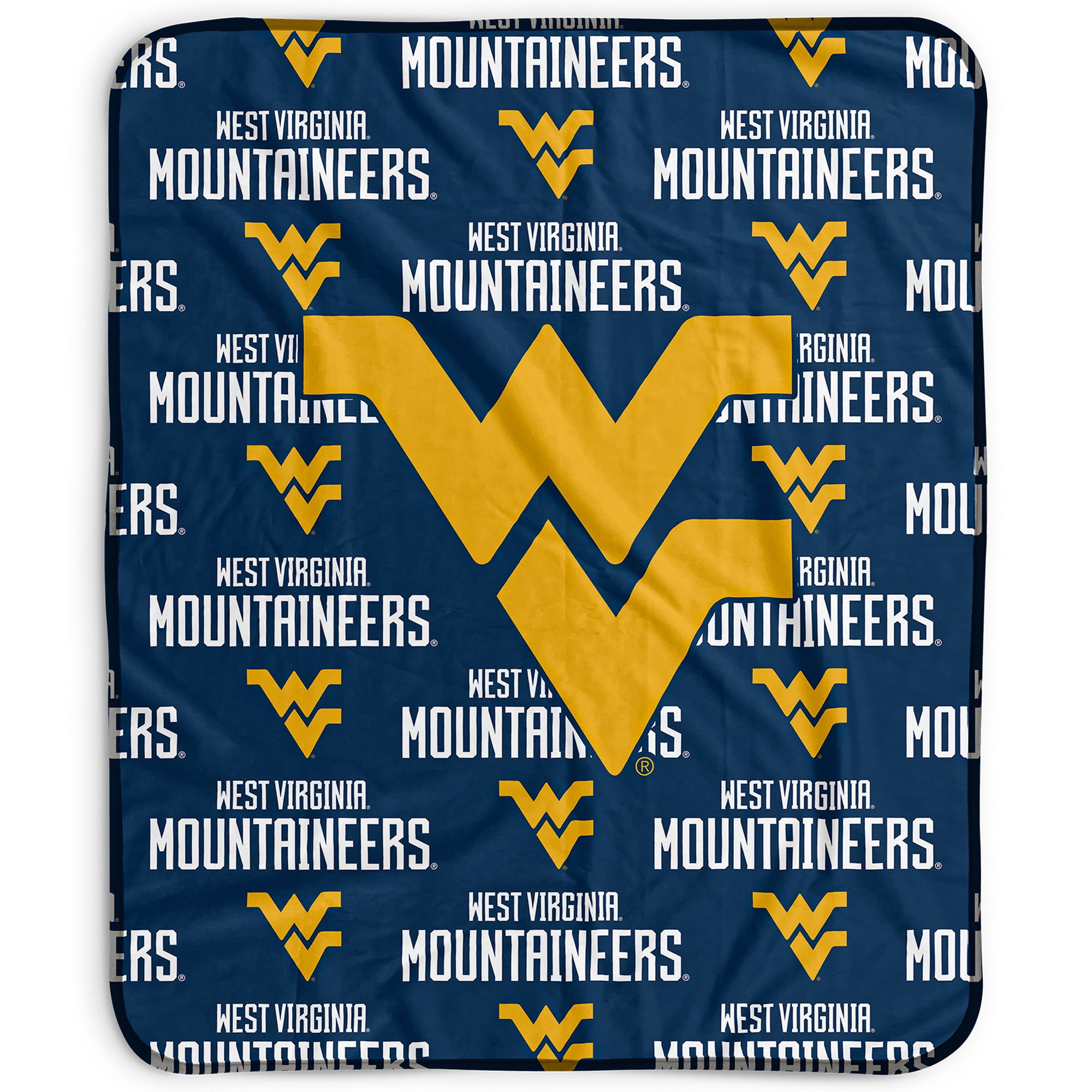 Pegasus West Virginia Mountaineers 50" x 60" Repeat Wordmark Fleece ...