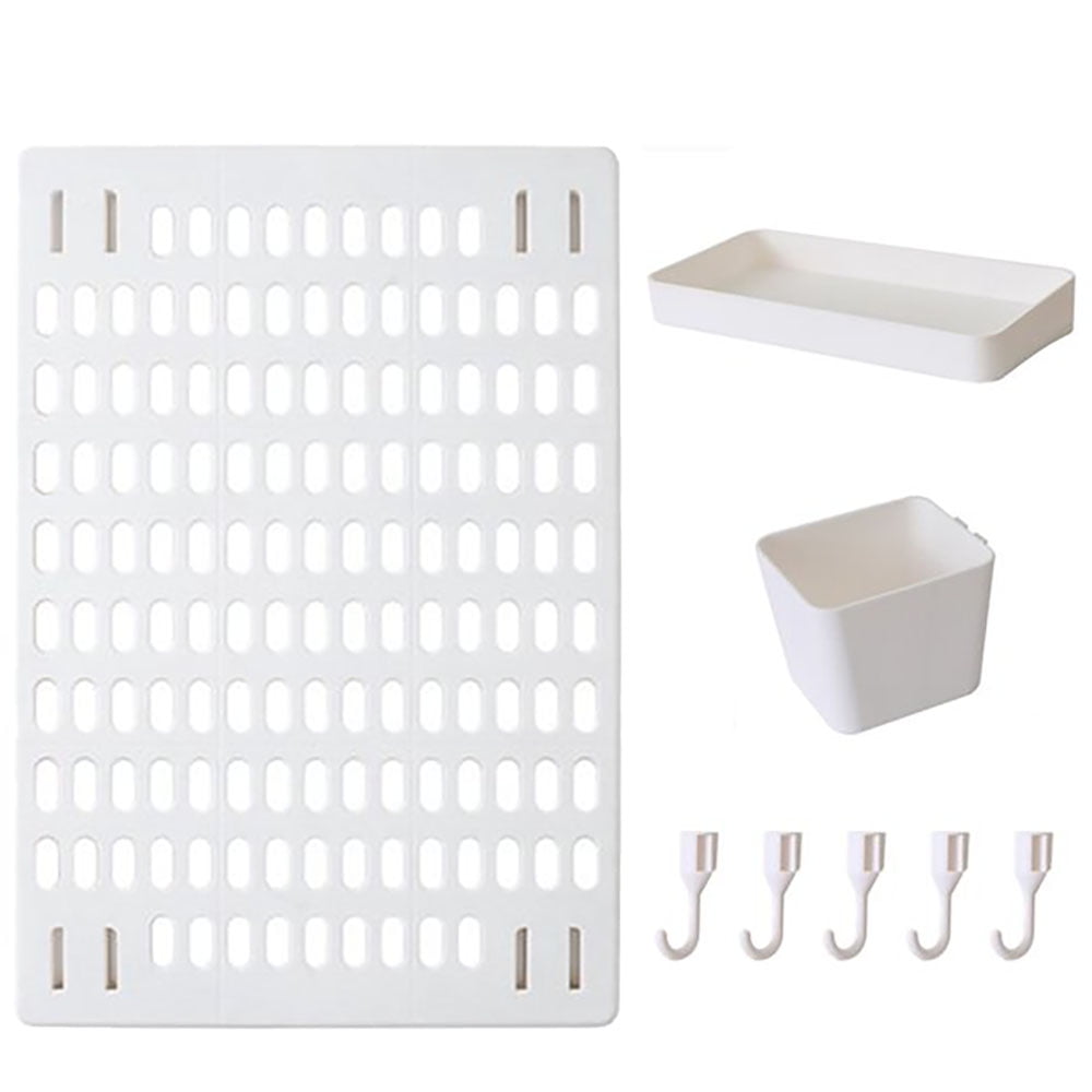 Pegboard Combination Kit with 1 Pegboards with 7 Accessories Hanging ...