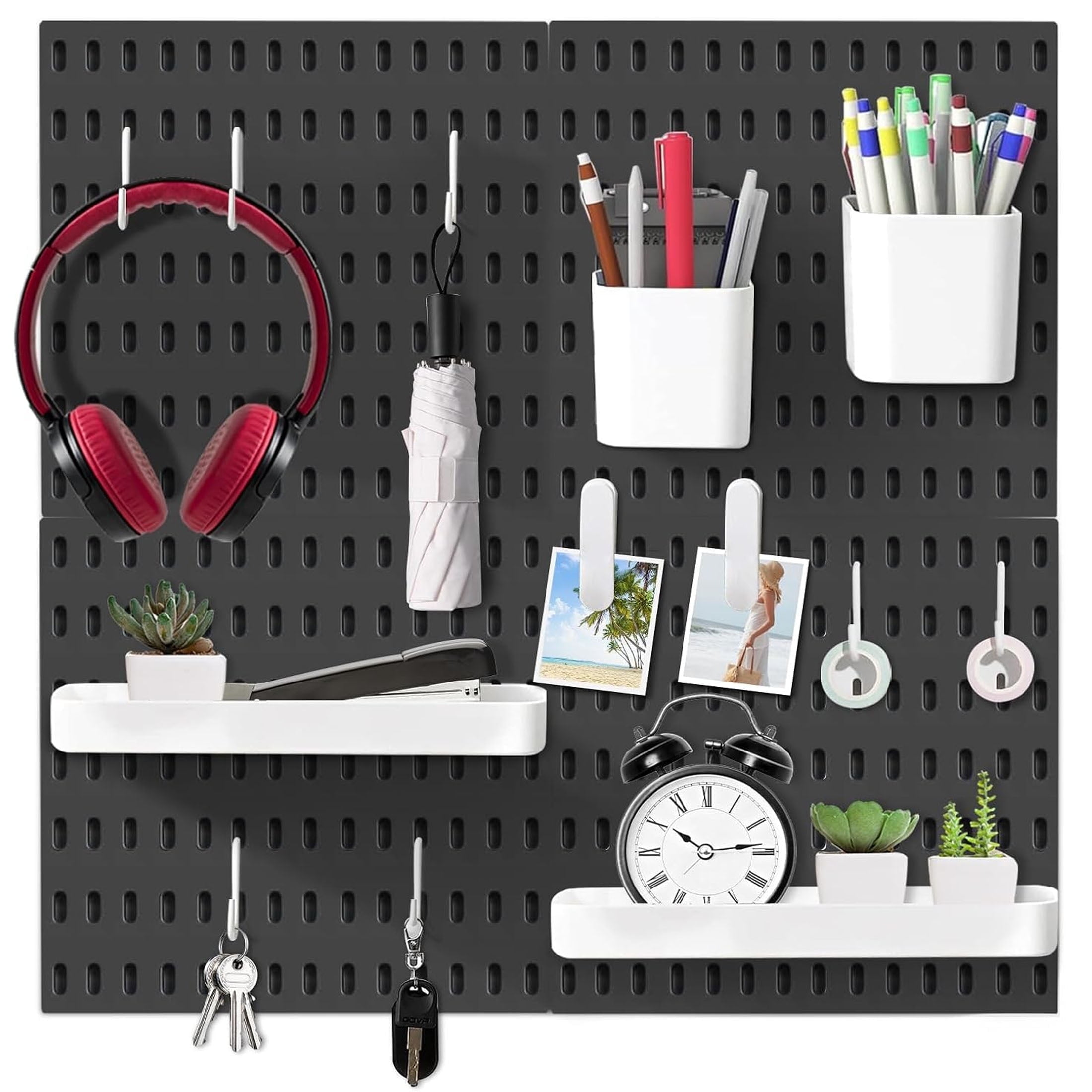 Pegboard Combination Kit with 4 Pegboards and Accessories Modular ...