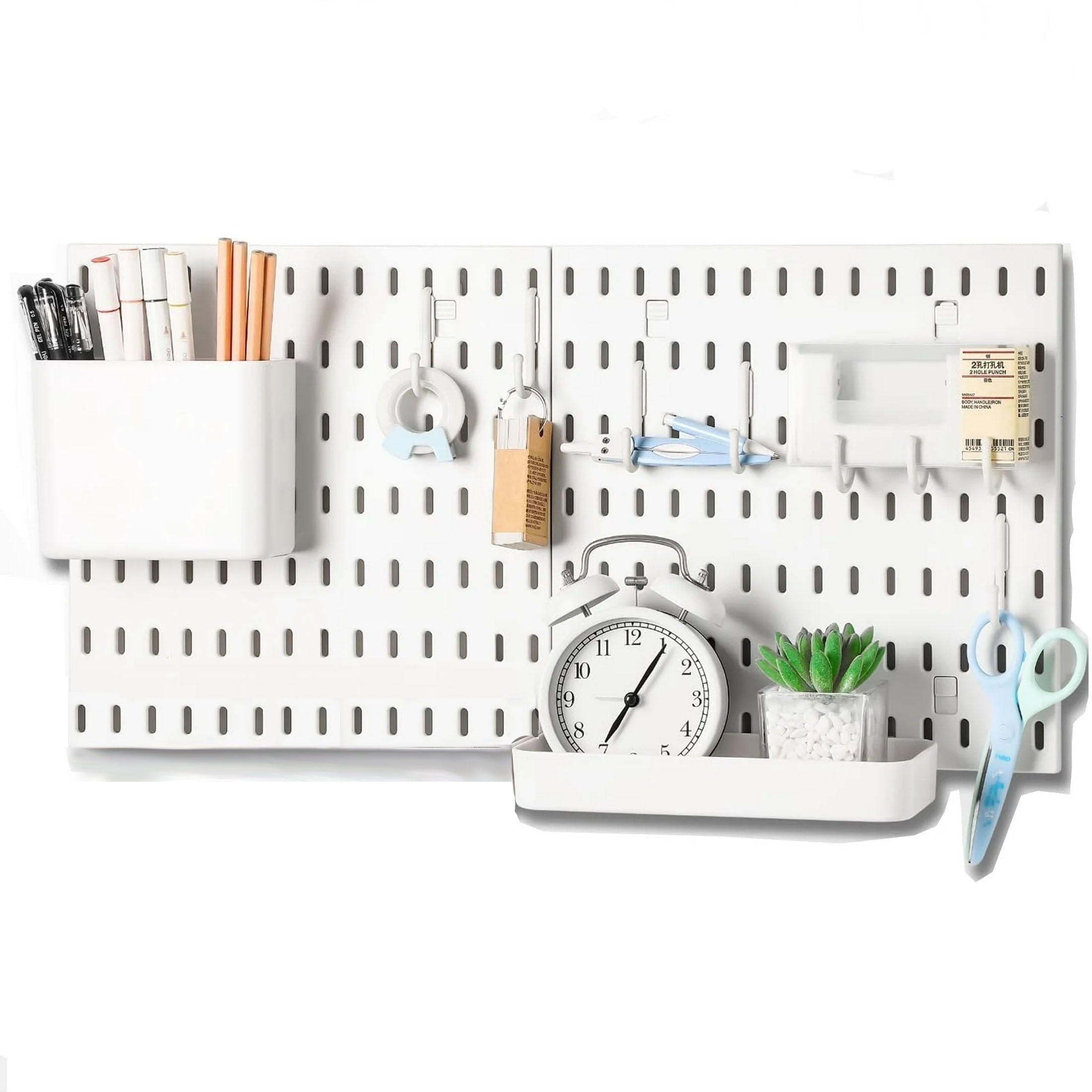 Pegboard Combination Kit with 2 Pegboards and Accessories Modular ...
