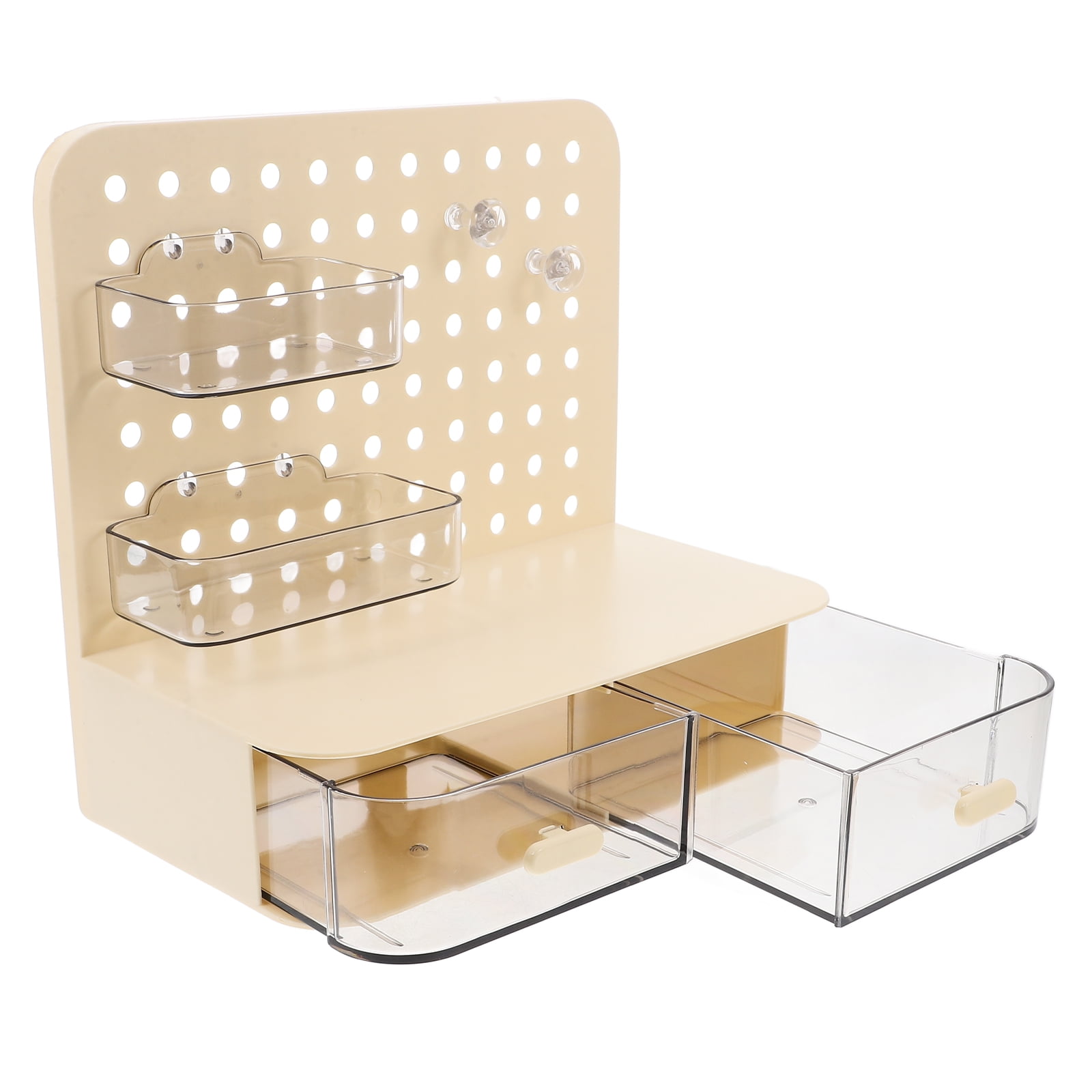 Pegboard Desktop Nail Perforated Storage Rack Office - Walmart.com