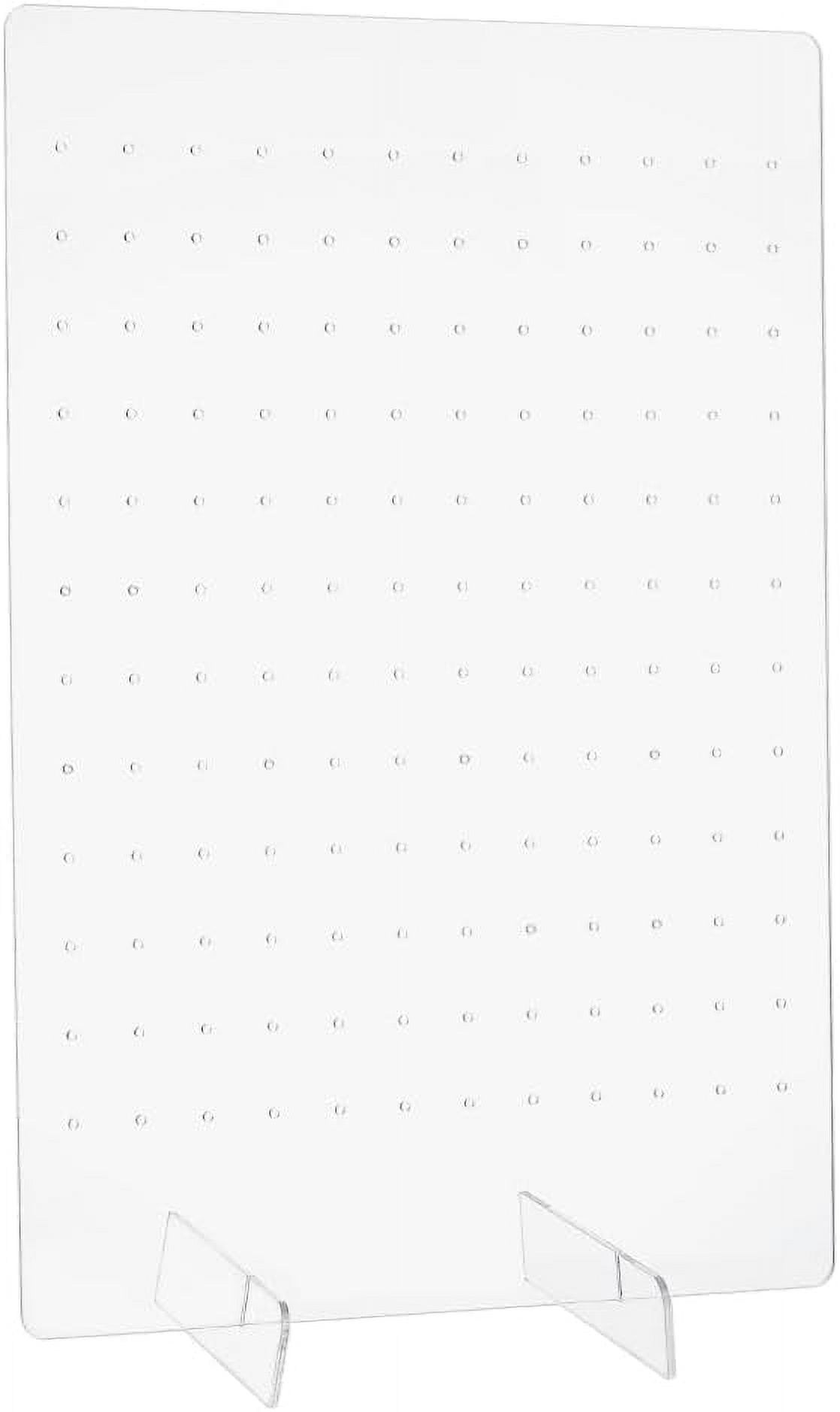 Pegboard Display Stand 16.9 x 11.8 Inch Retail Rack Pegboard Display ...