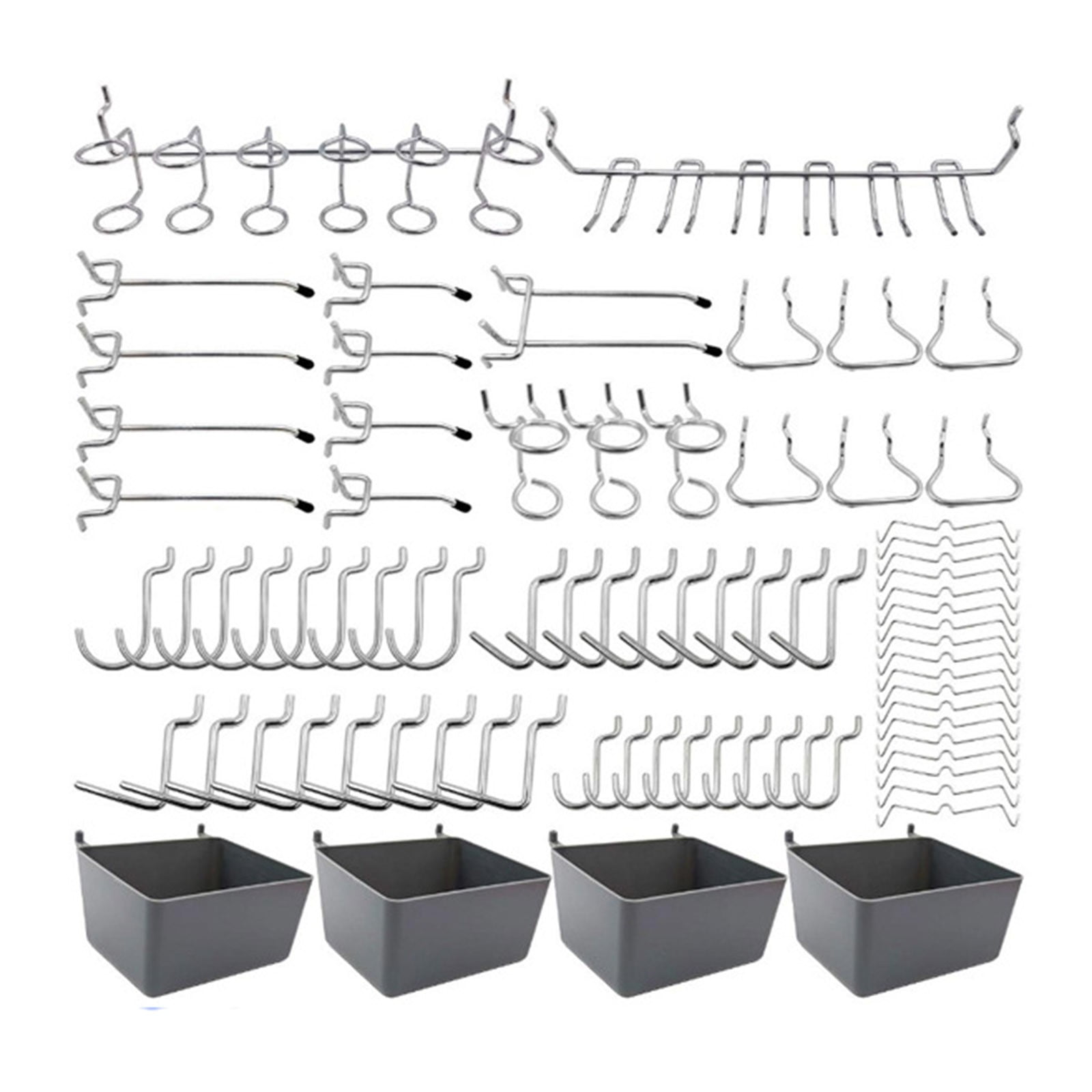Pegboard Hooks Assortment With Pegboard Peg Locks For Organizing ...