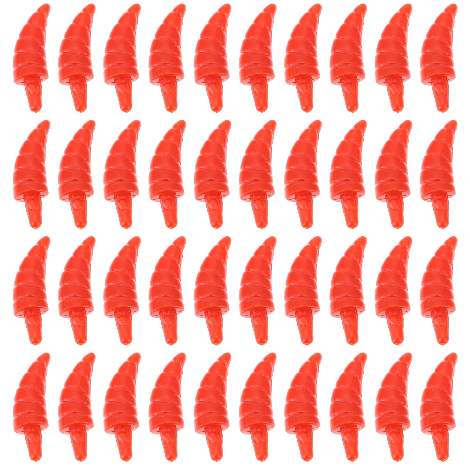 PeggyDoll 100pcs Winter Snowman Noses Craft DIY Noses Plastic Noses for ...