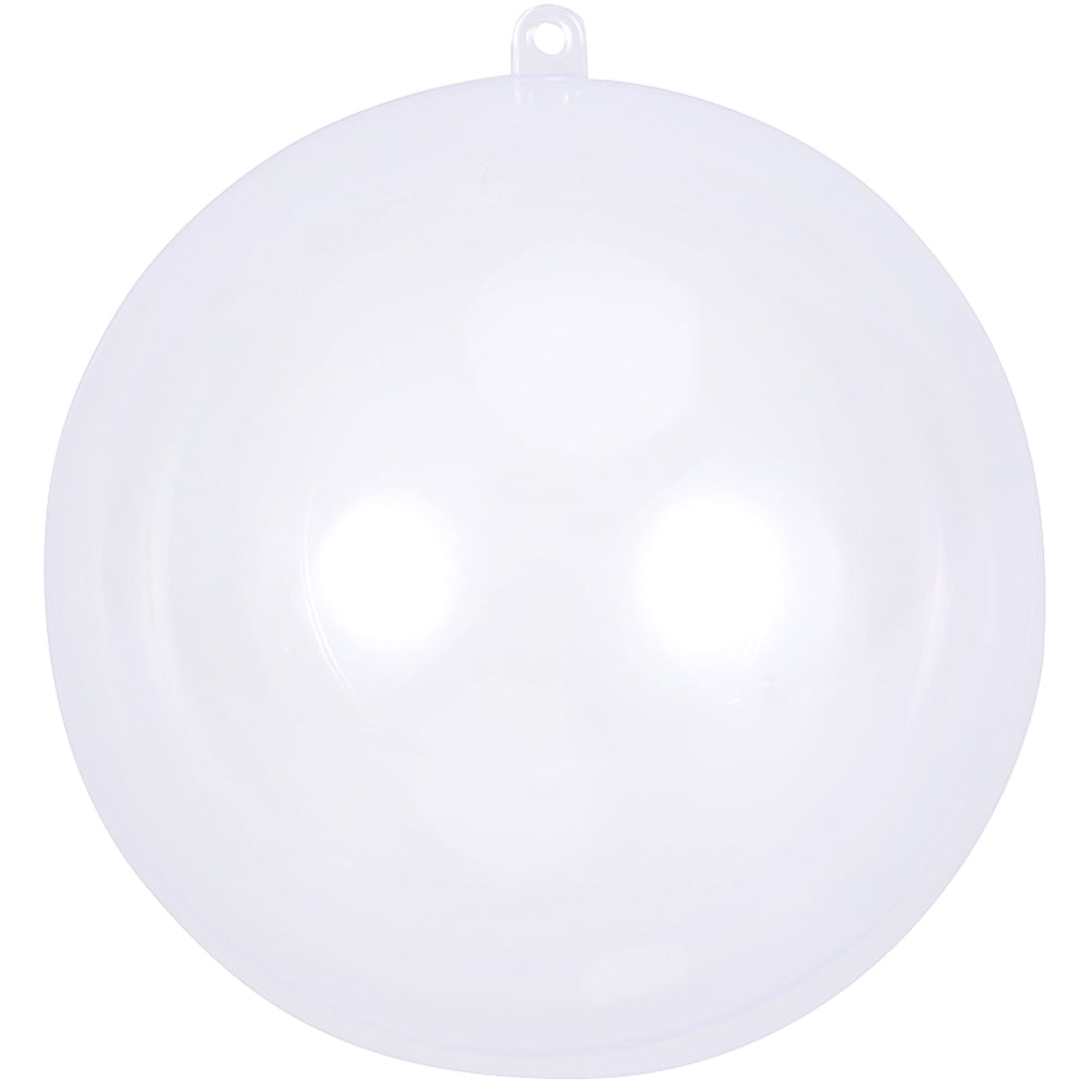 PeggyDoll 15cm Clear Plastic Acrylic Bath Bomb Mold Shells Molding ...